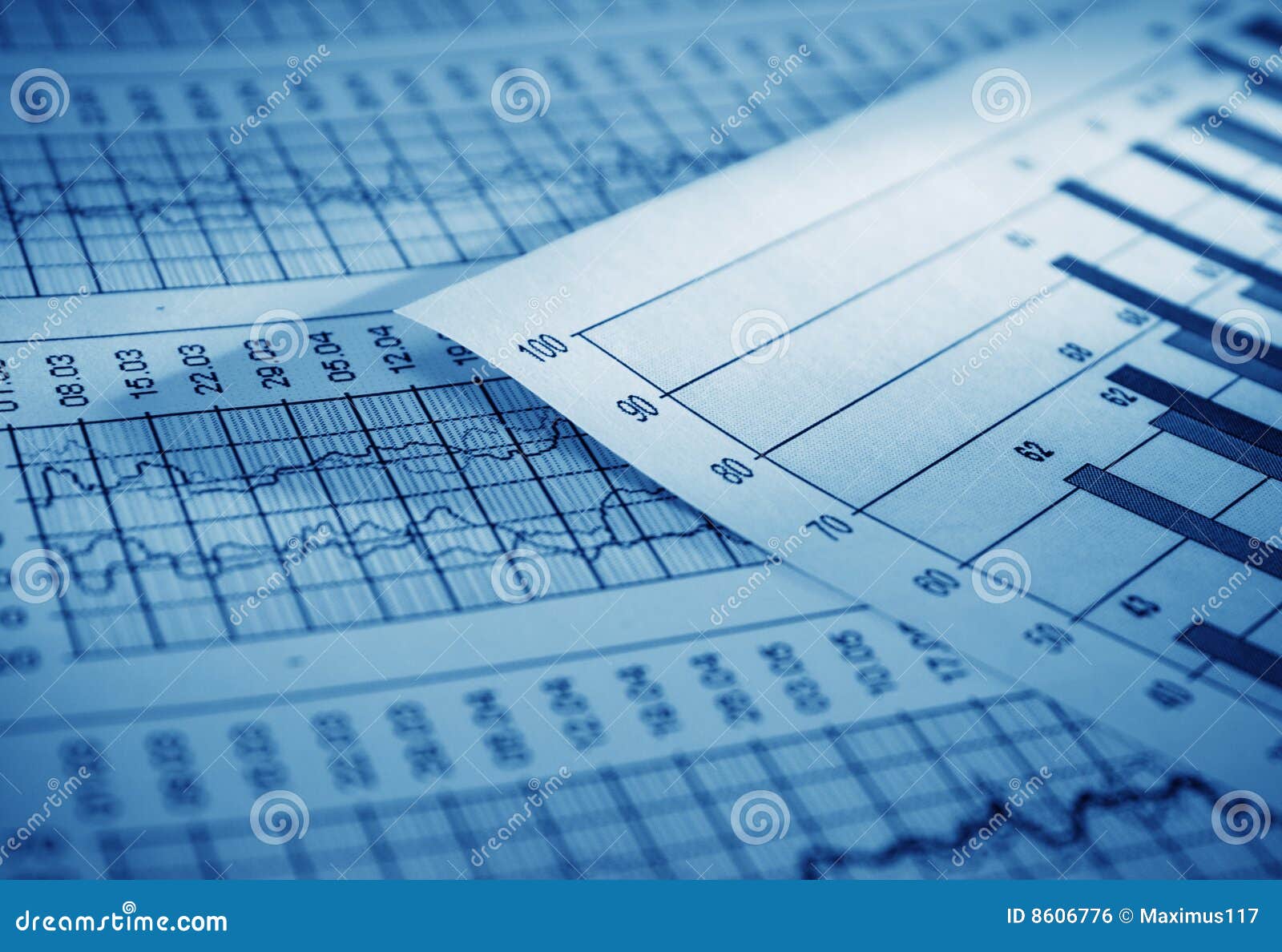 Analyzing stock photo. Image of scrutiny, printout, paper - 8606776