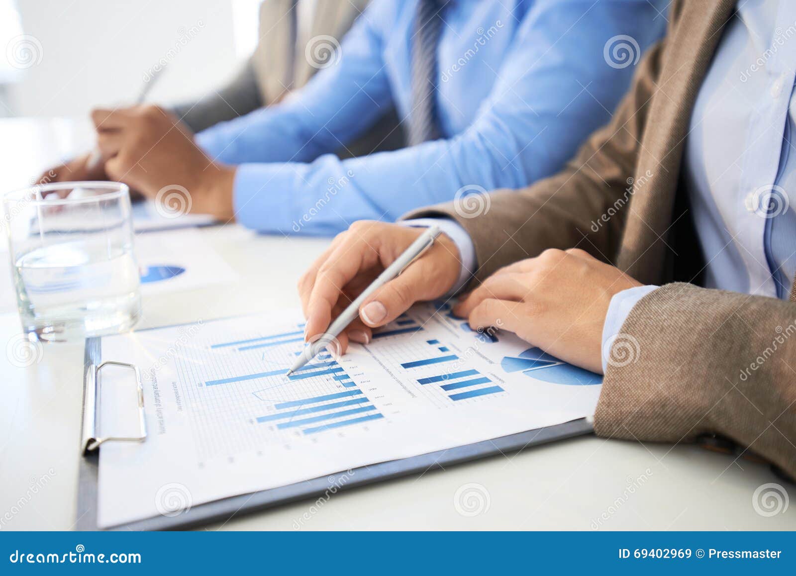 Analyzing chart stock image. Image of document, report - 69402969