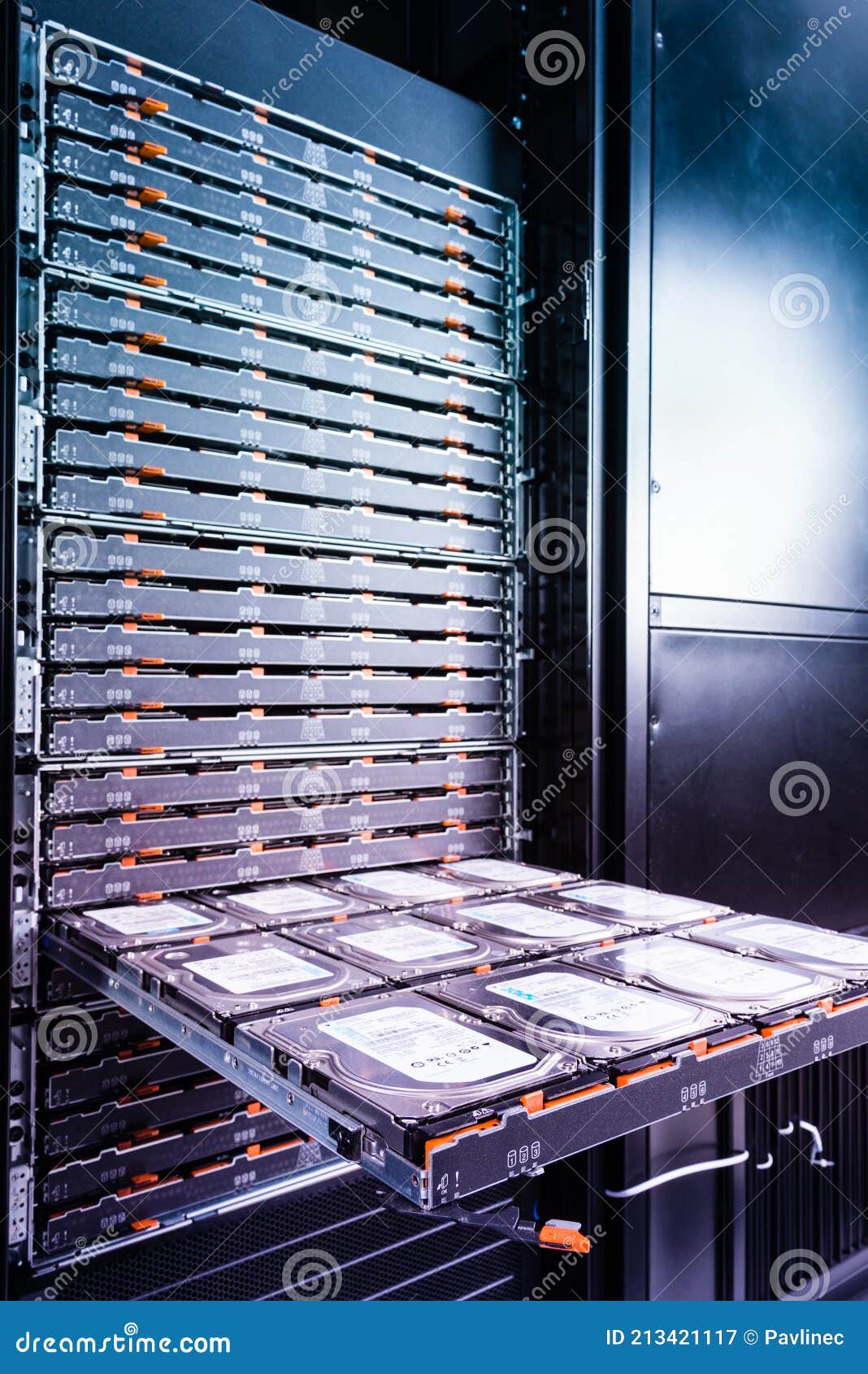 Analyzing Corrupted Data Inside Damaged Hard Disk Cluster Stock Image ...