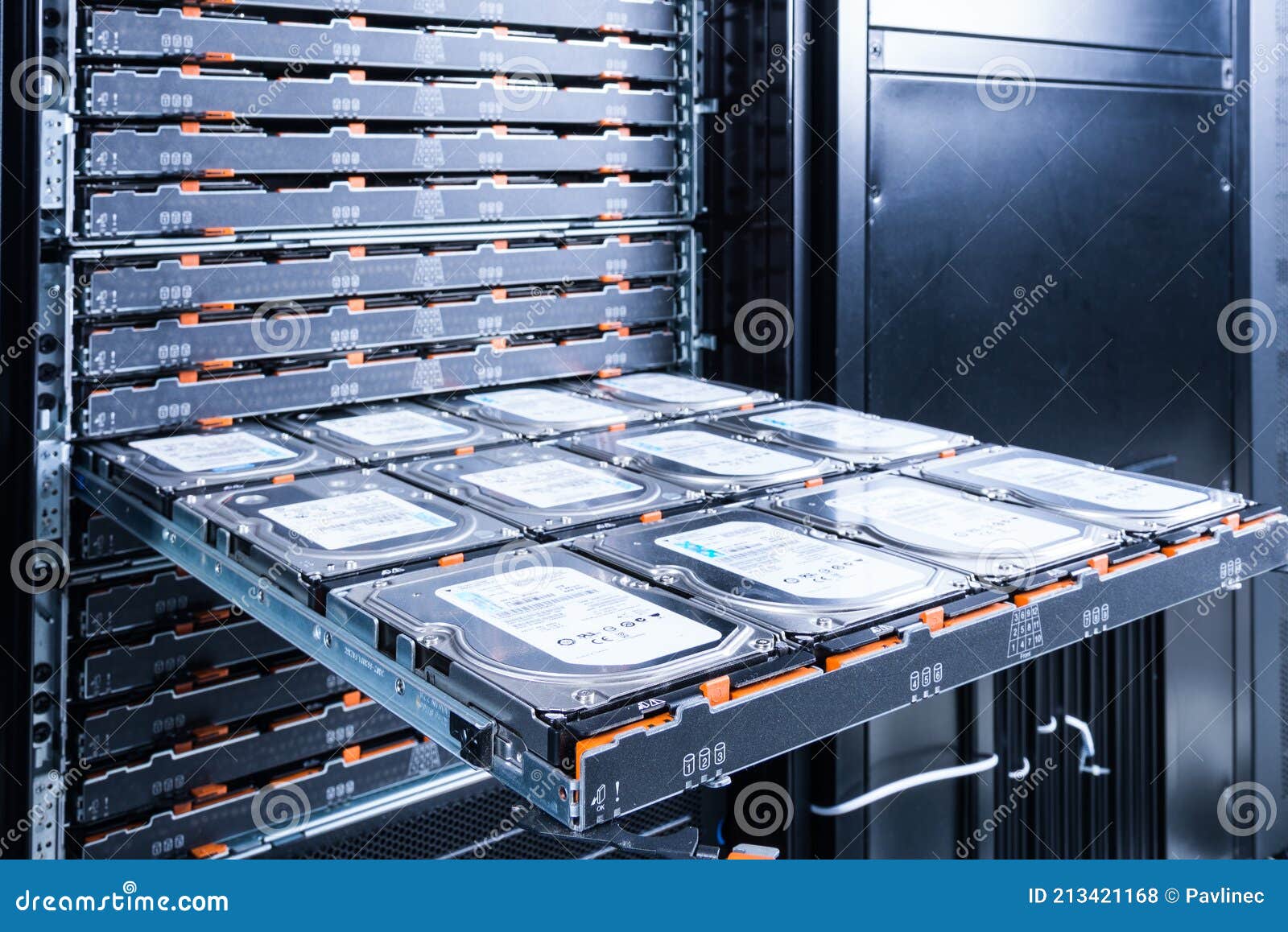 Analyzing Corrupted Data Inside Damaged Hard Disk Cluster Stock Photo ...