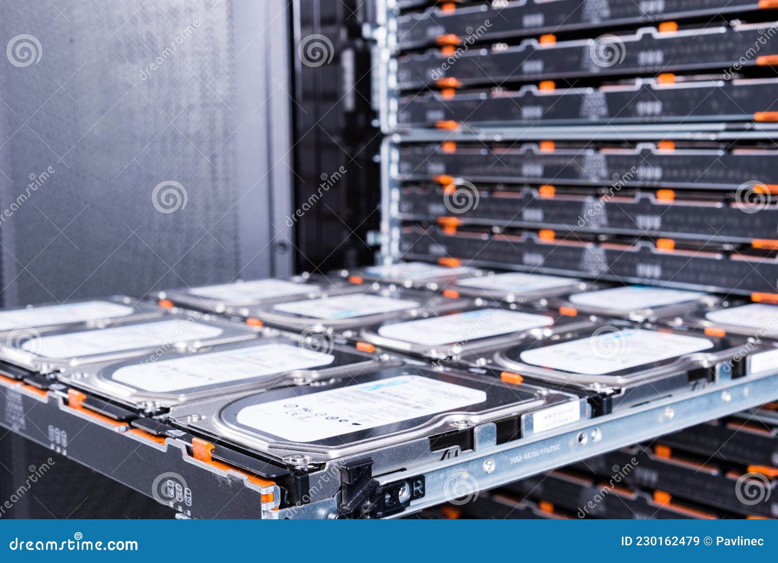 Analyzing Corrupted Data Inside Damaged Hard Disk Cluster Stock Image ...