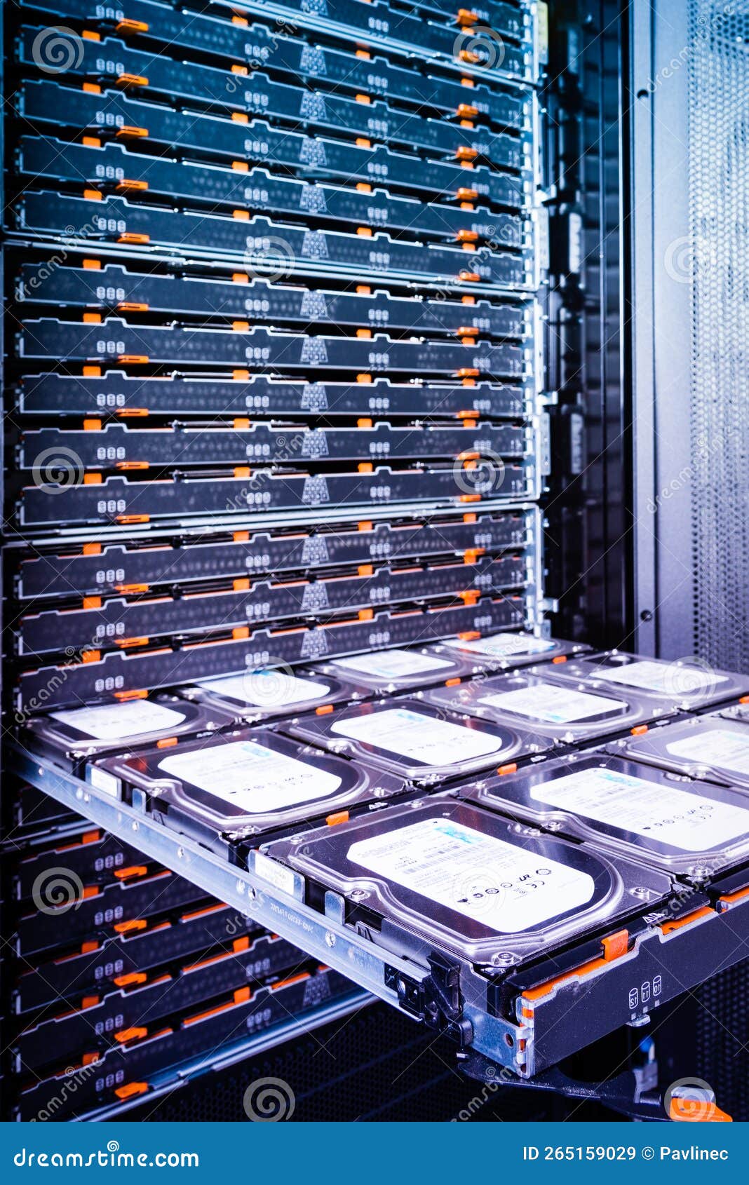Analyzing Corrupted Data Inside Damaged Hard Disk Cluster Stock Image ...