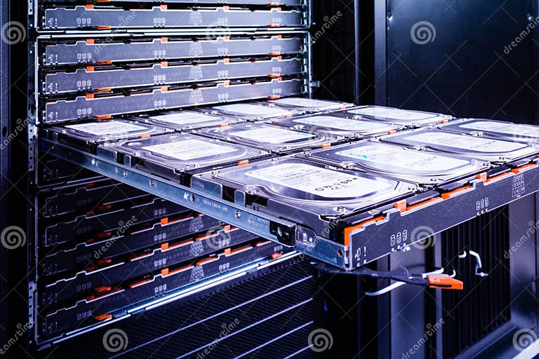Analyzing Corrupted Data Inside Damaged Hard Disk Cluster Stock Image ...