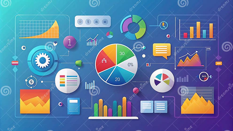 Analyzing Data with Colorful Charts and Graphs - Visualizing Trends and ...