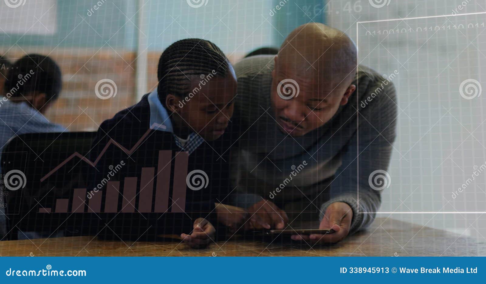 Analyzing Data Image Over Teacher and Student Using Tablet in Classroom ...