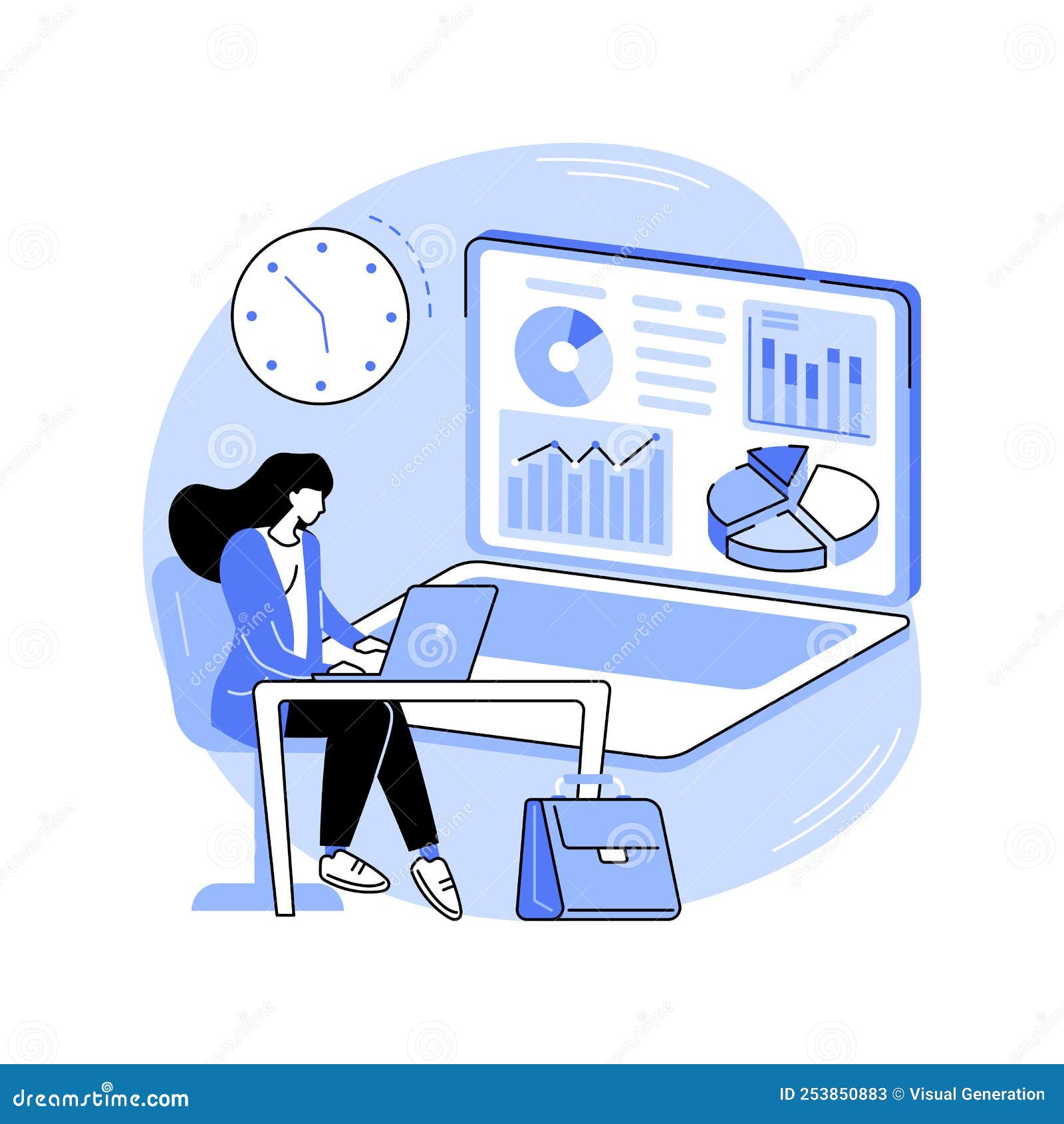 Analyzing Data Isolated Cartoon Vector Illustrations. Stock Vector ... Analyzing Data Isolated Cartoon Vector Illustrations. Stock Vector ...