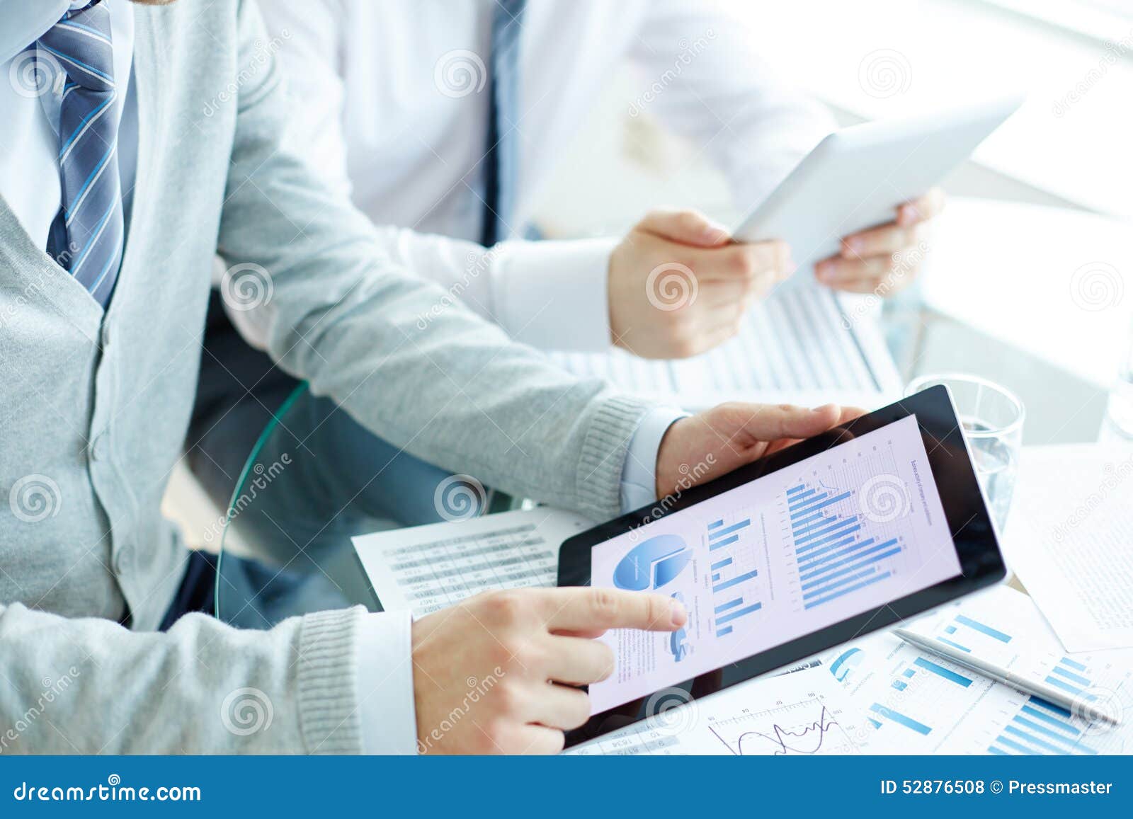 Analyzing document stock photo. Image of male, document - 52876508