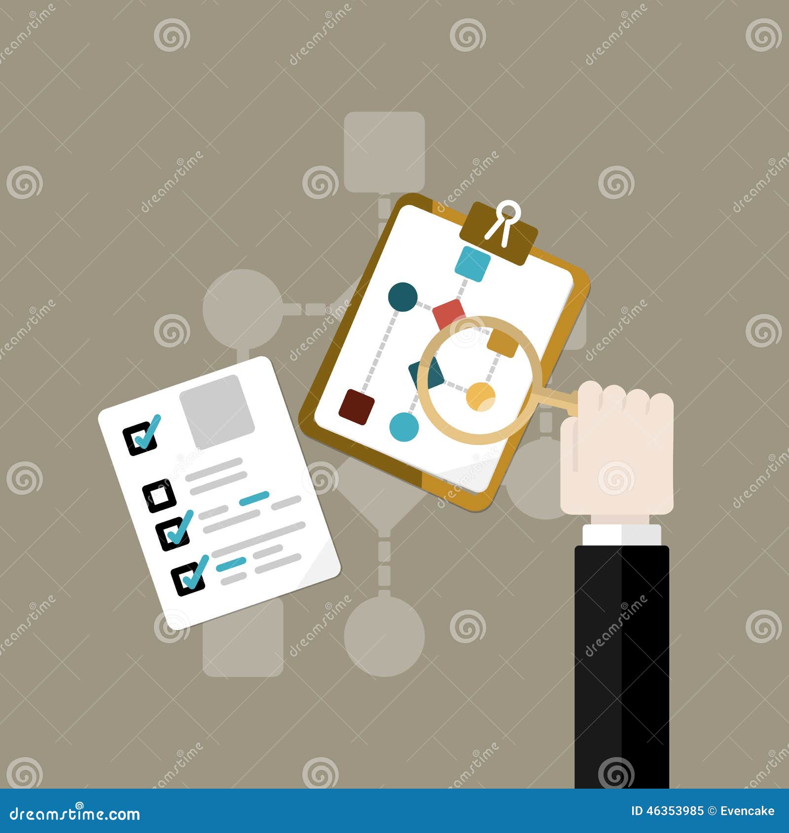 Analyzing flowchart stock vector. Illustration of business - 46353985 Analyzing flowchart stock vector. Illustration of business - 46353985