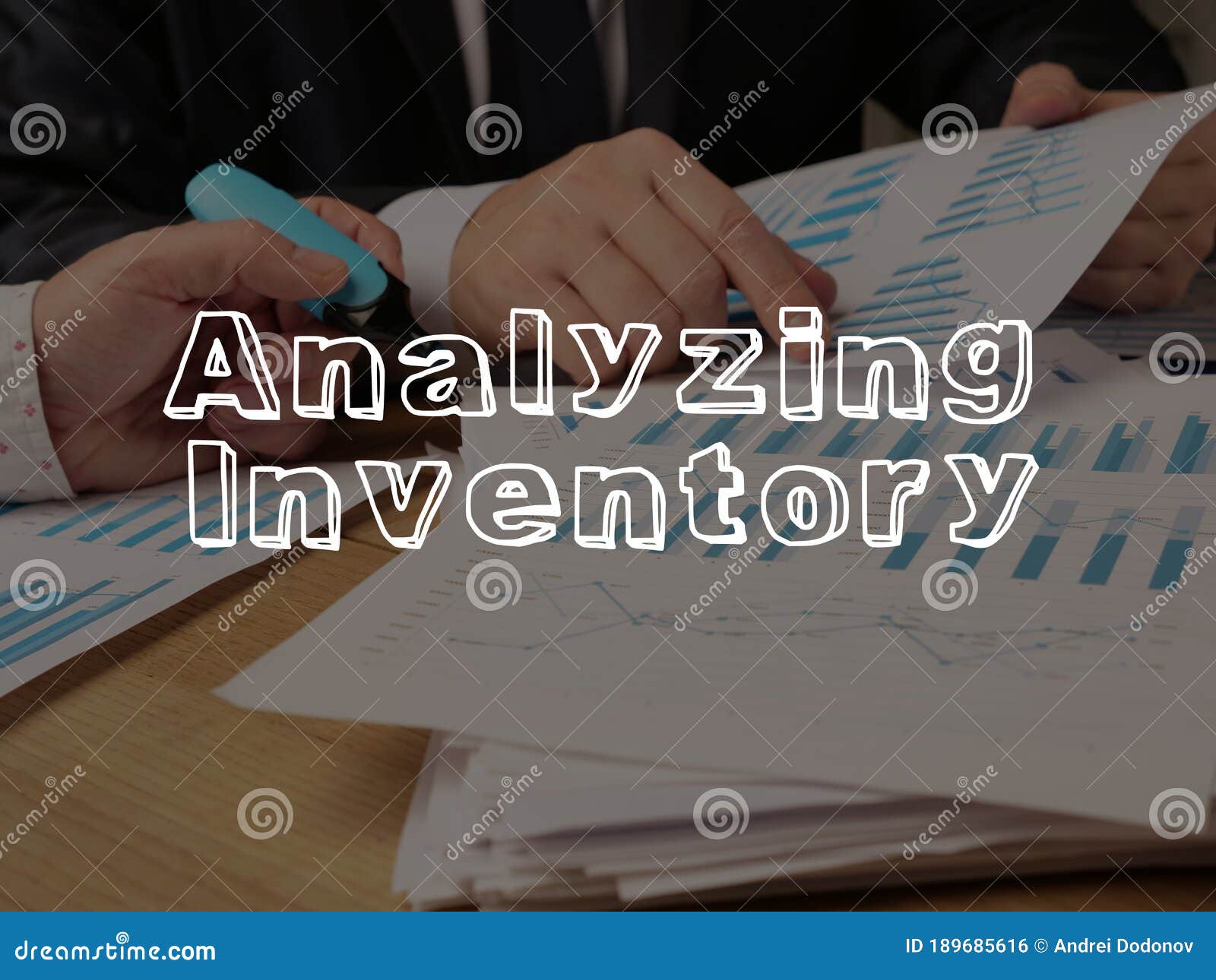 Analyzing Inventory is Shown on the Conceptual Business Photo Stock ...