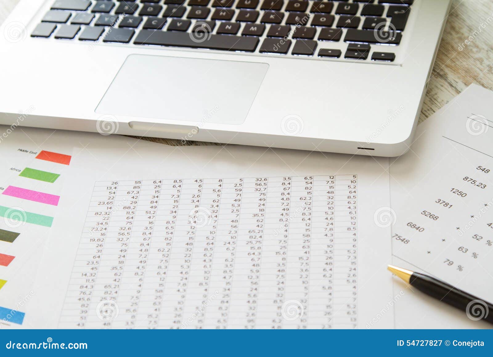 Analyzing numbers stock image. Image of figures, management - 54727827