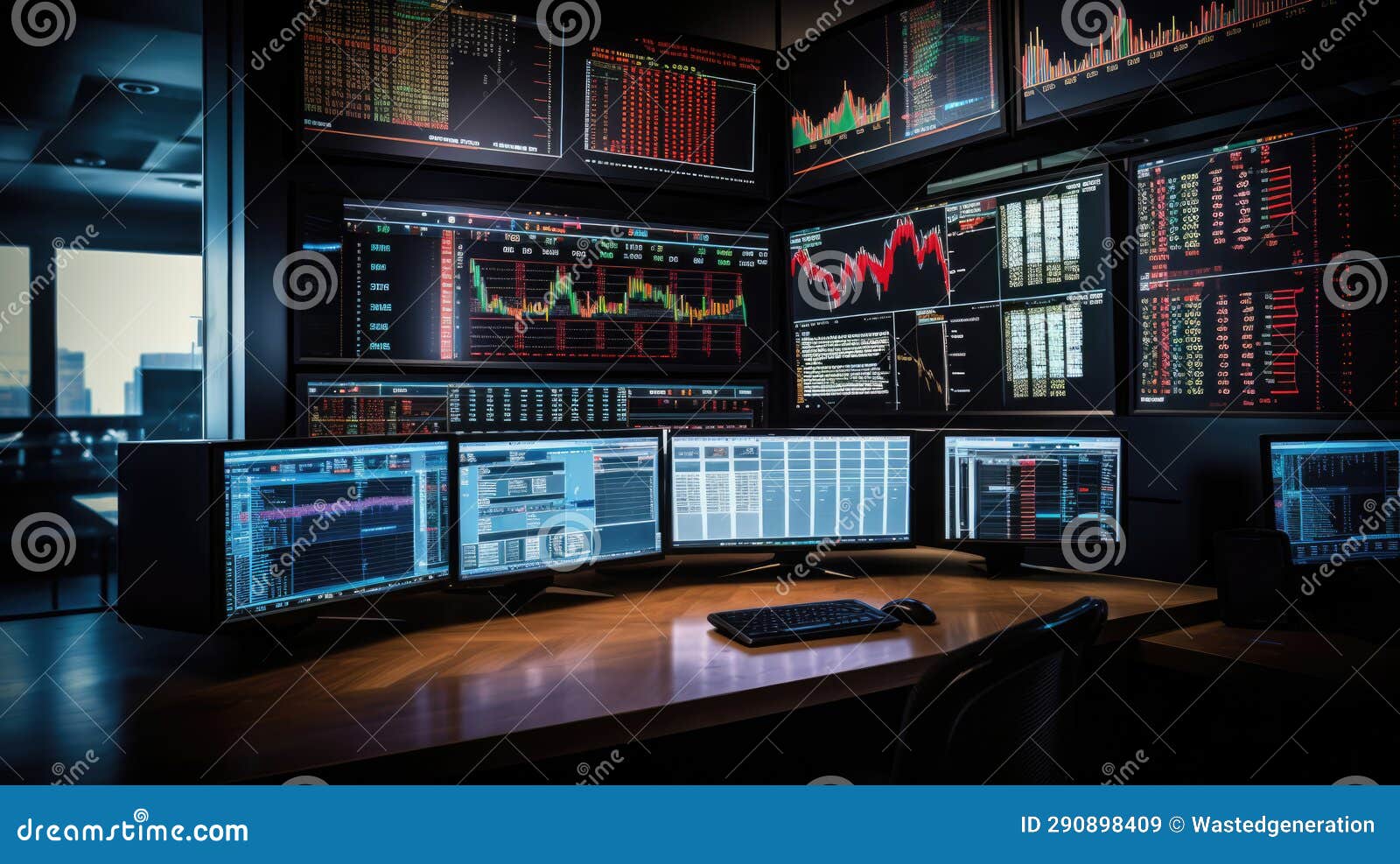 Analyzing Real-time Stock Chart Data on a Computer Multiple Monitors in ... Analyzing Real-time Stock Chart Data on a Computer Multiple Monitors in ...