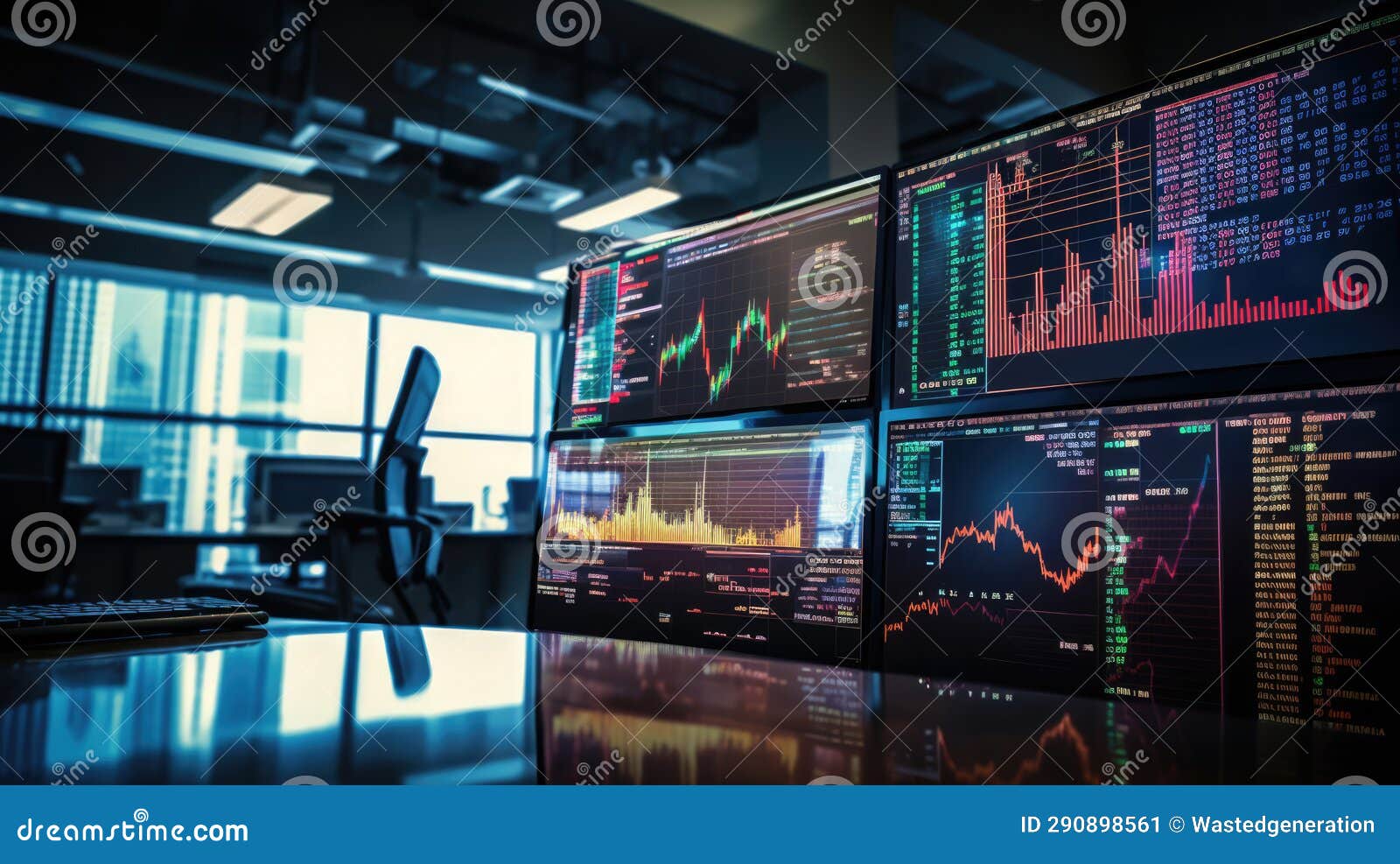 Analyzing Real-time Stock Chart Data on a Computer Multiple Monitors in ... Analyzing Real-time Stock Chart Data on a Computer Multiple Monitors in ...