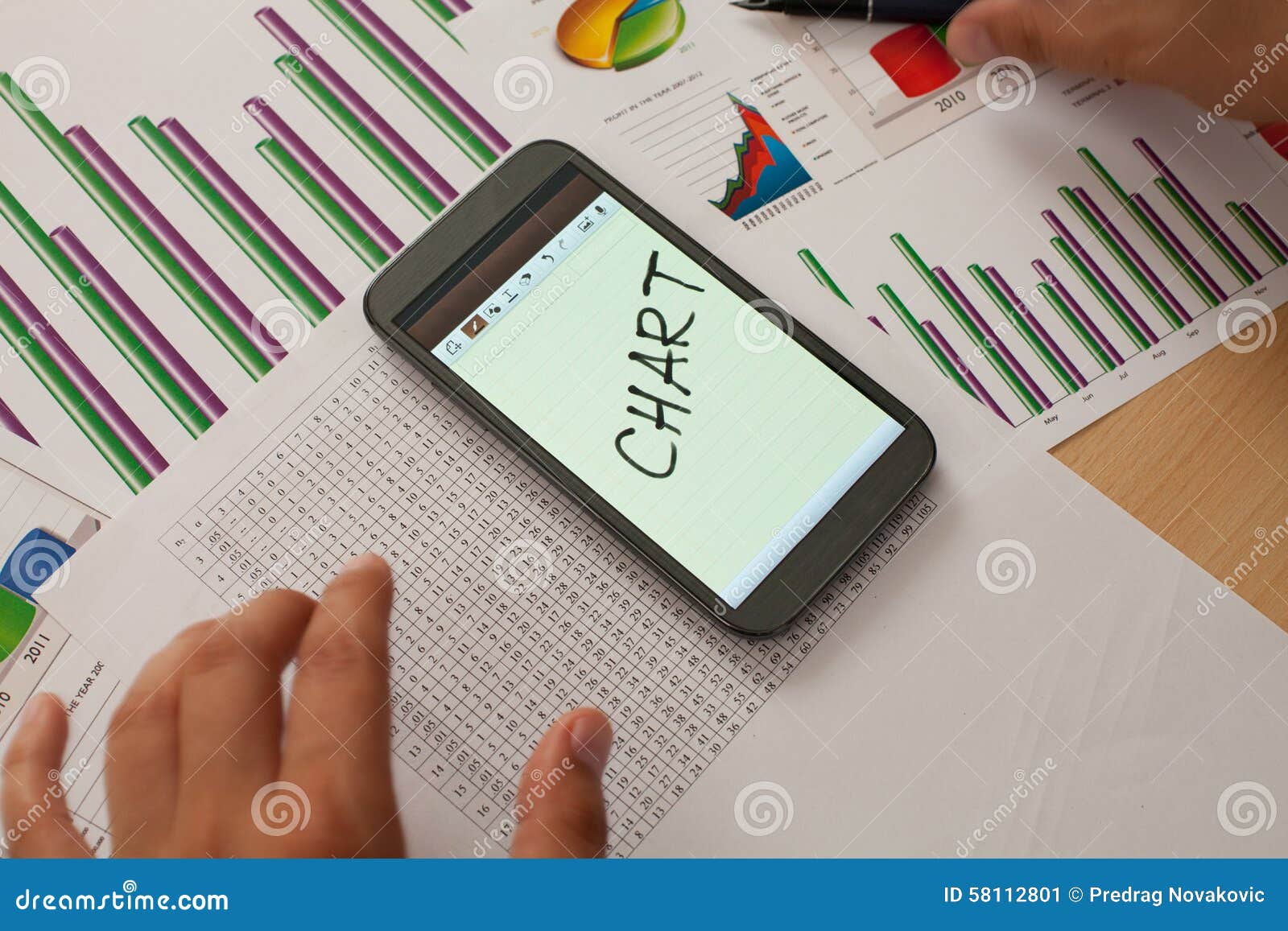 Analyzing statistics stock image. Image of analyzing - 58112801