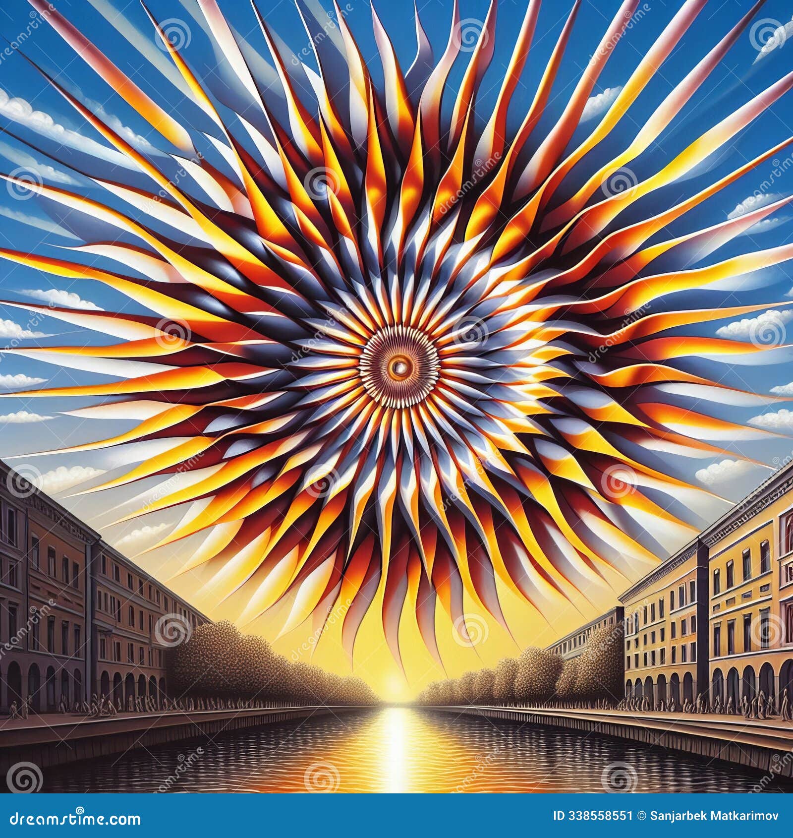 Anamorphic Illusion Distorted Artwork that Appears Normal only F Stock ...