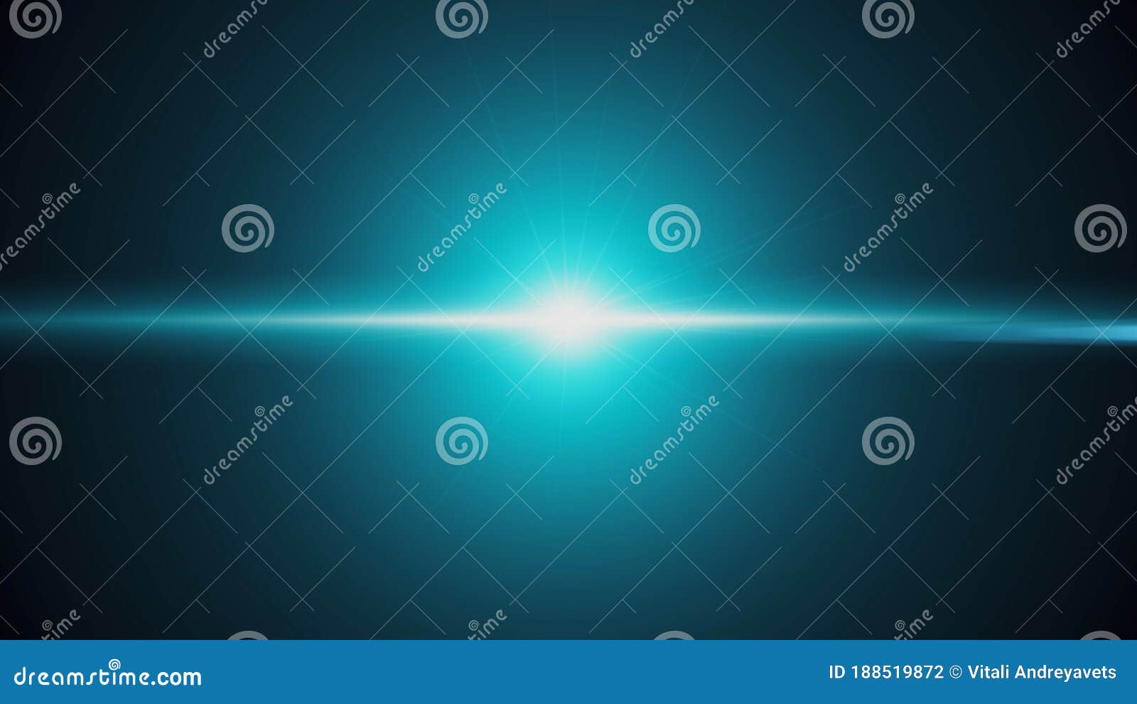 Anamorphic Lens Flare From A Photo Camera Lens. Anamorphic Background ...