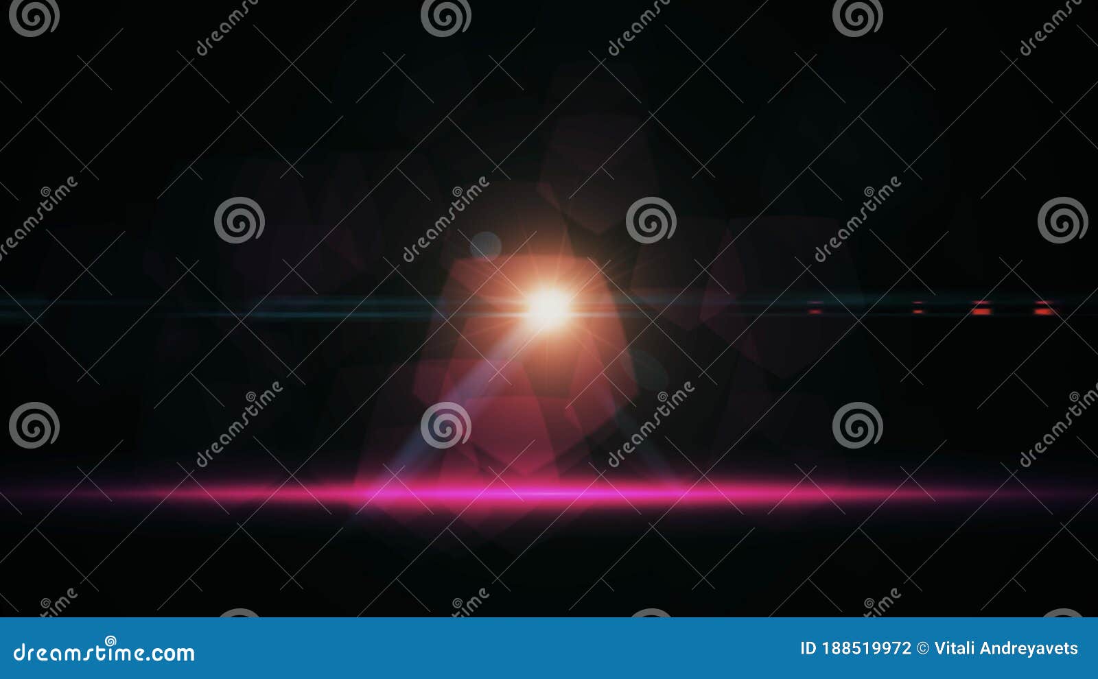 Anamorphic Lens Flare from a Photo Camera Lens. Anamorphic Background ...