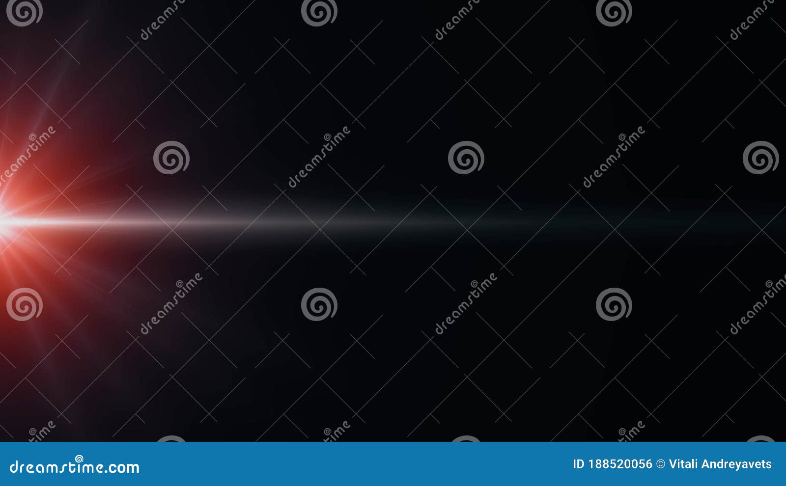 Anamorphic Lens Flare From A Photo Camera Lens. Anamorphic Background ...