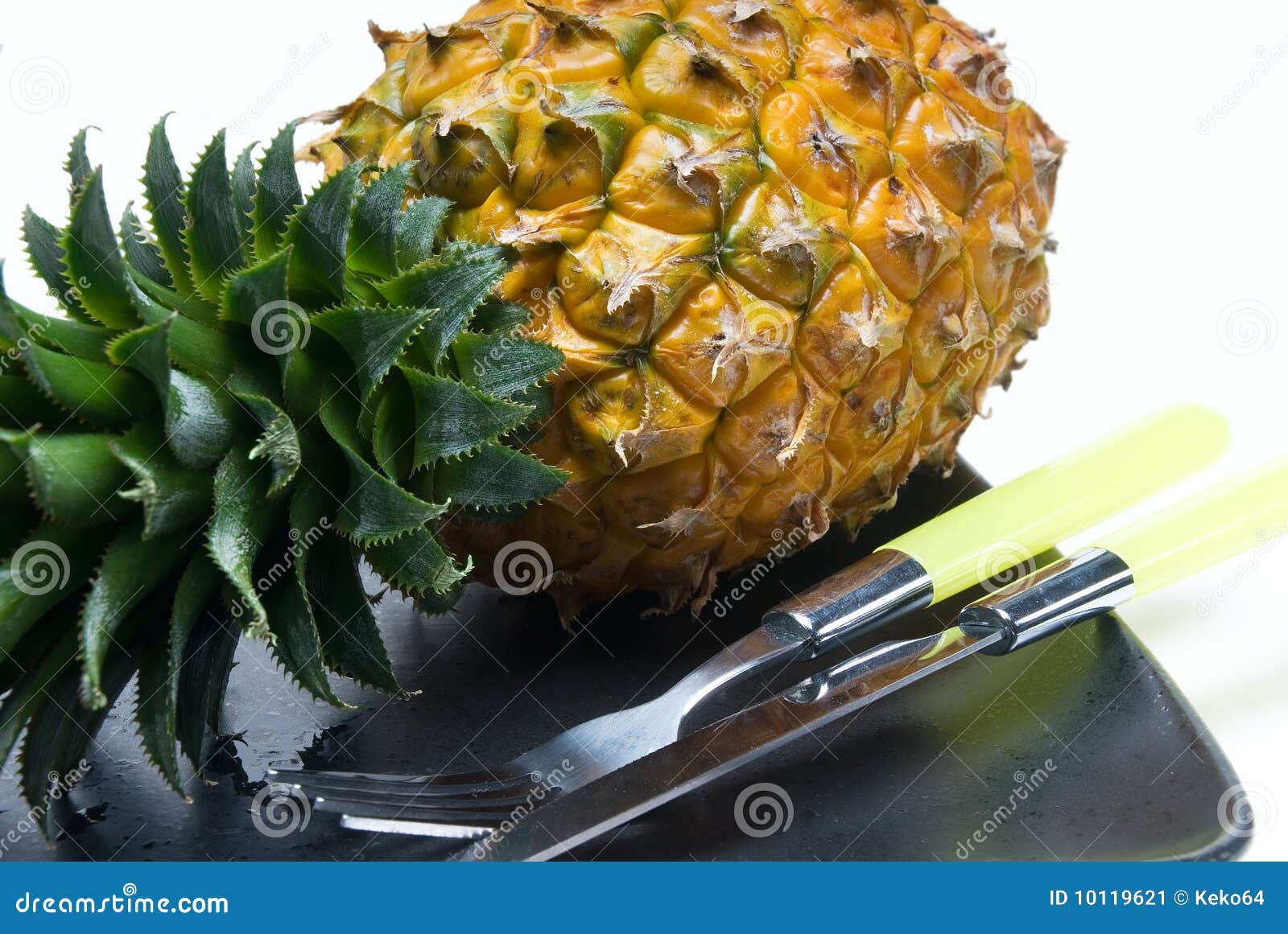 Ananas image stock. Image du vivacité, rafraîchissement - 10119621