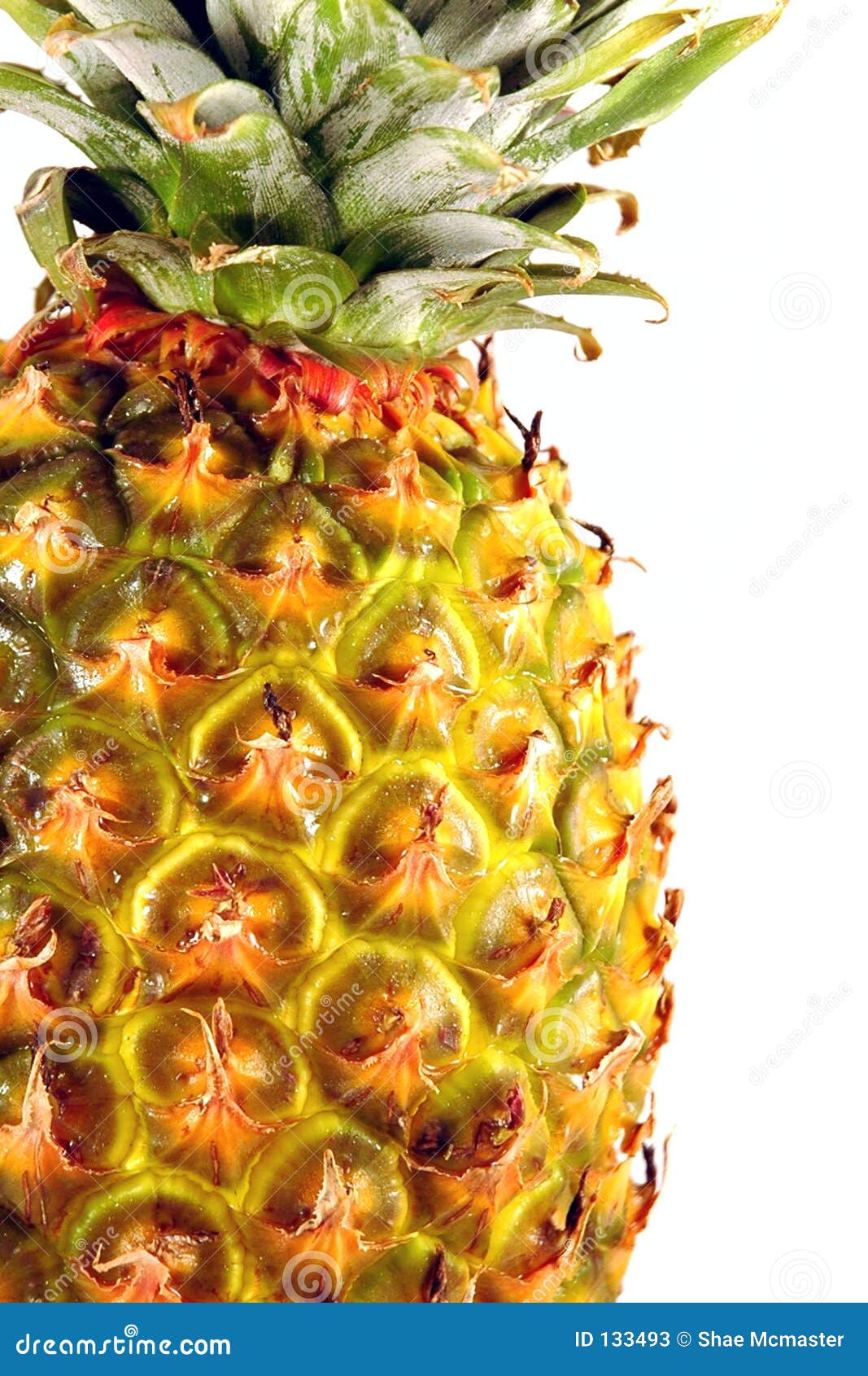 Ananas image stock. Image du ananas, blanc, sensation, jaune - 133493