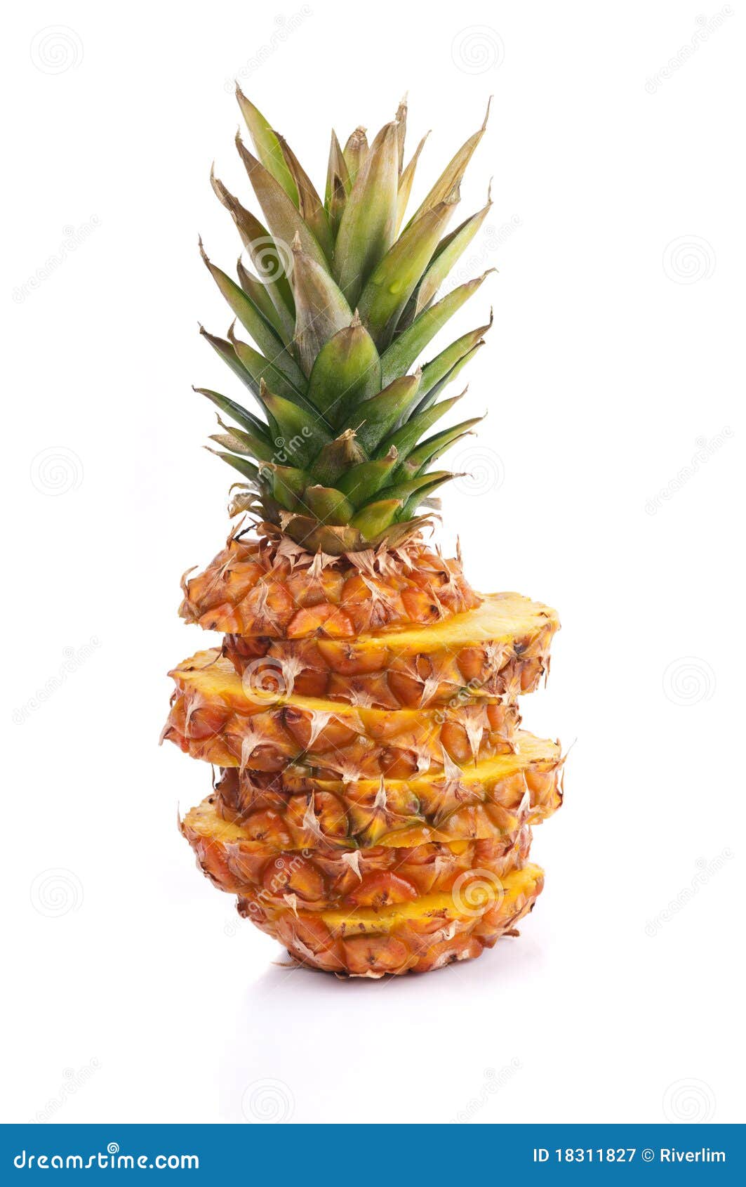 Ananas image stock. Image du nourriture, ananias, tranché - 18311827