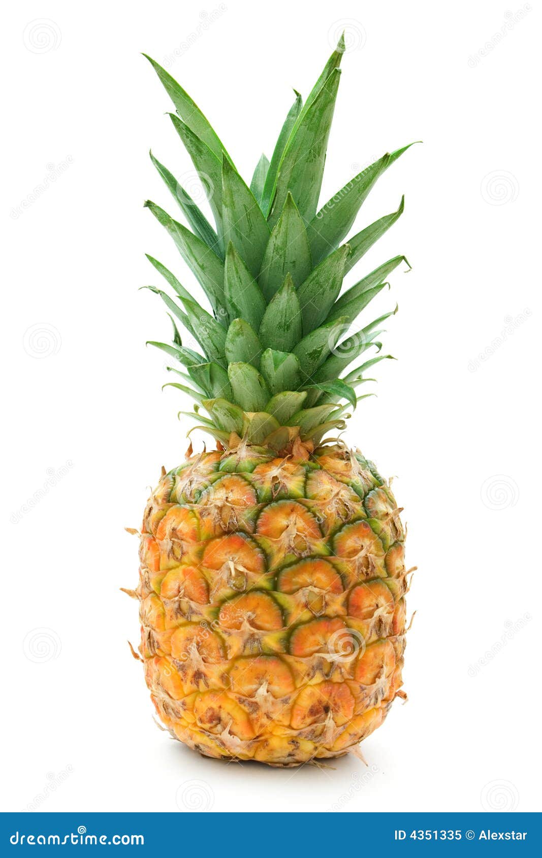 Ananas image stock. Image du rafraîchissement, fond, sain - 4351335