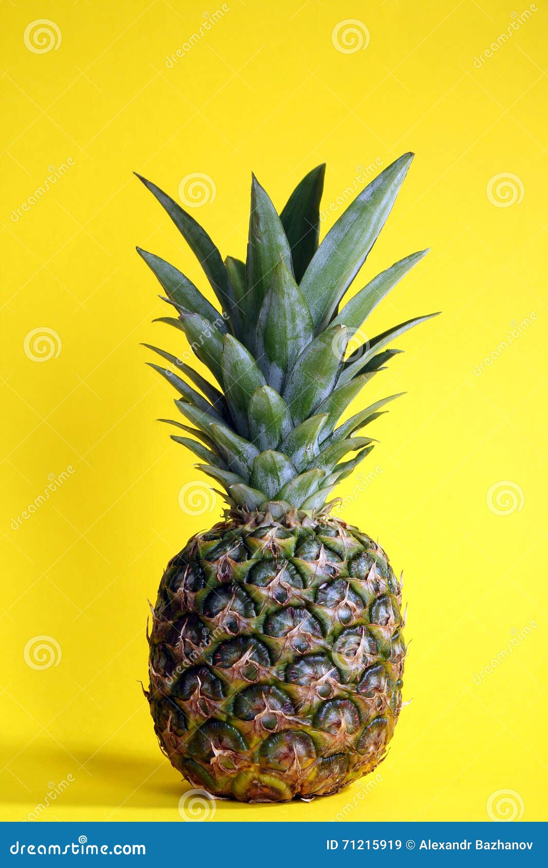 Ananas image stock. Image du couleur, vivacité, régime - 71215919