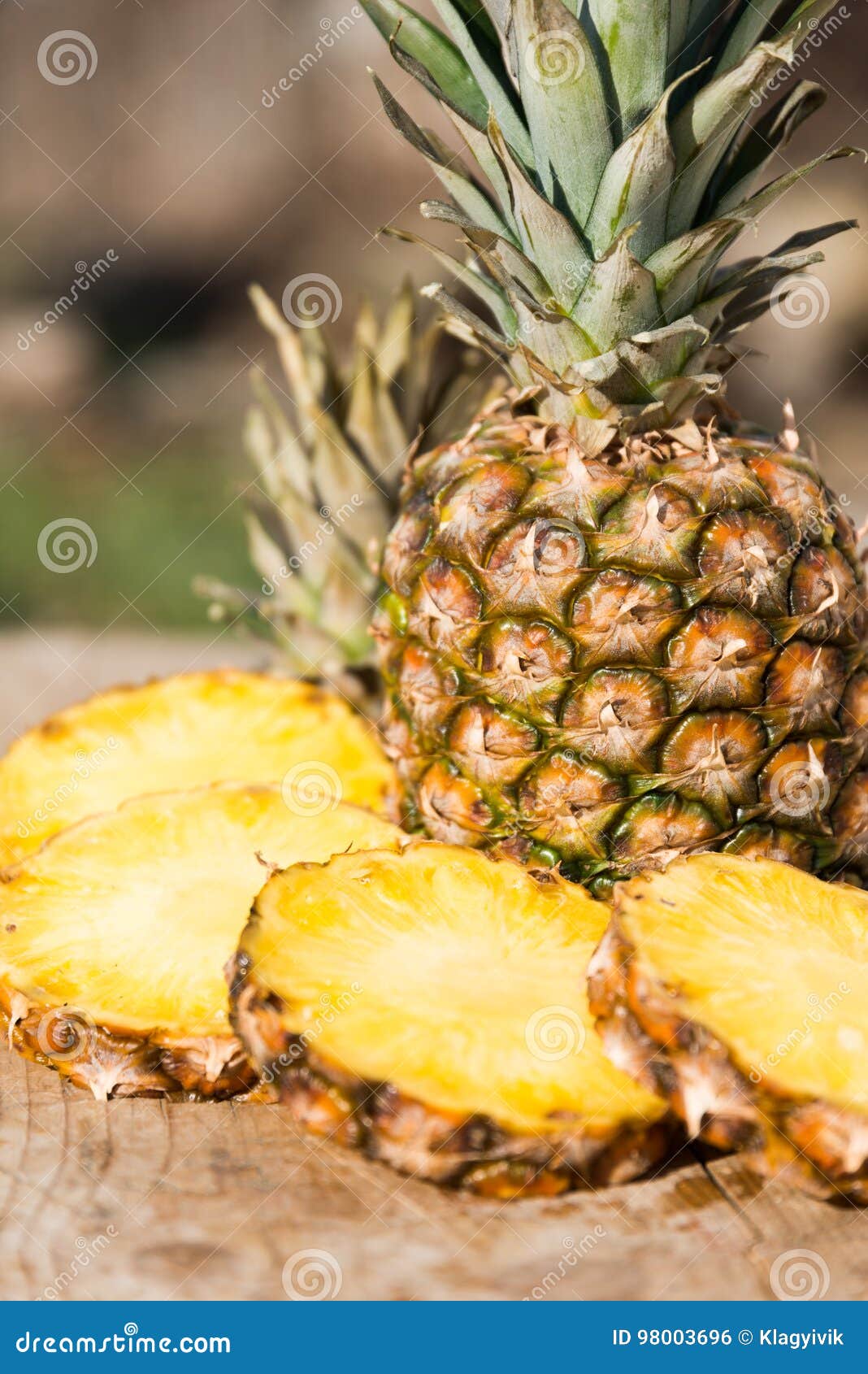 Ananas arkivfoto. Bild av frukt, stängning, färg, organiskt - 98003696