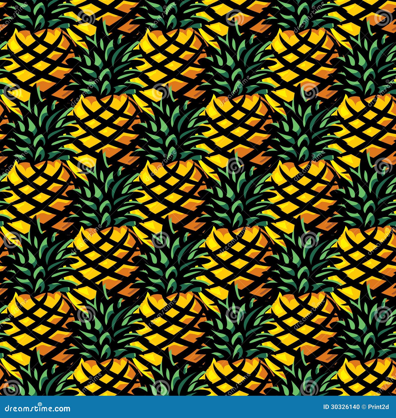 Ananas background stock vector. Illustration of product - 30326140