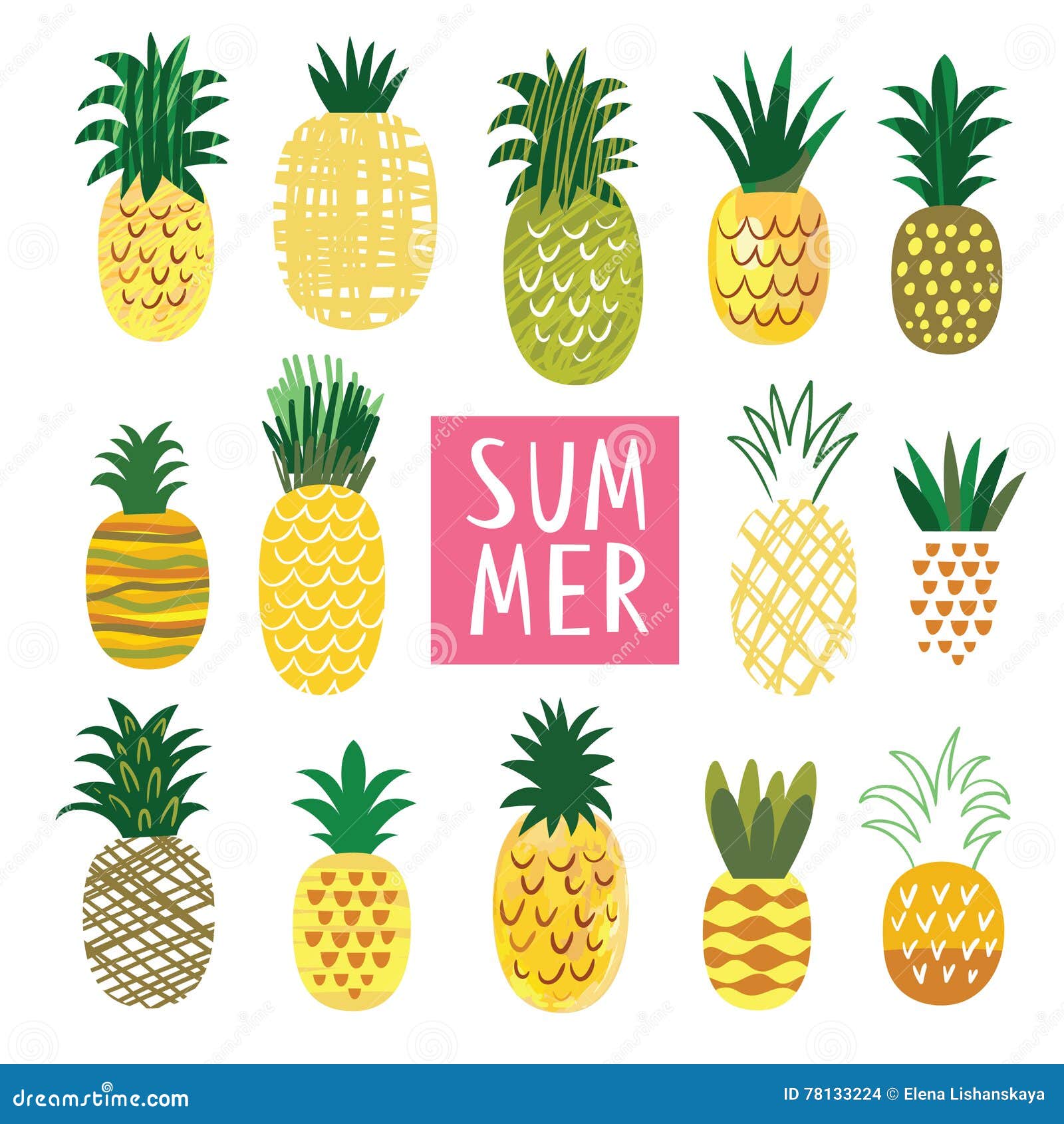 Ananas Cartoon Vector | CartoonDealer.com #55109533