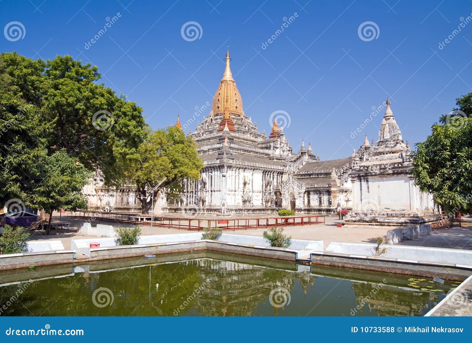 Ananda Temple stock photo. Image of asia, myanmar, bagan - 10733588