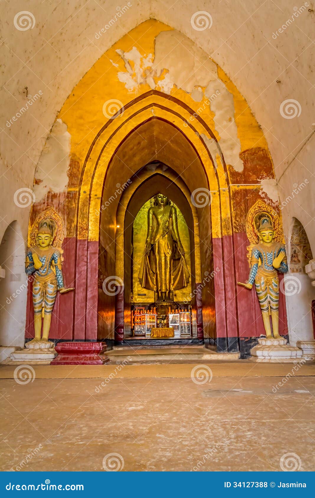 Ananda Temple fotografia stock. Immagine di birmania - 34127388