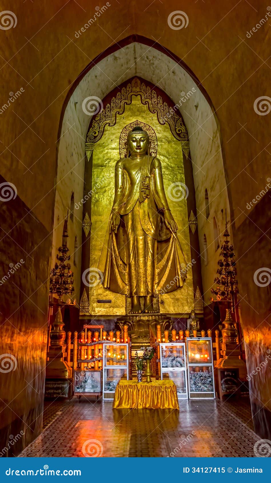 Ananda Temple stock afbeelding. Image of gebied, boeddhistisch - 34127415