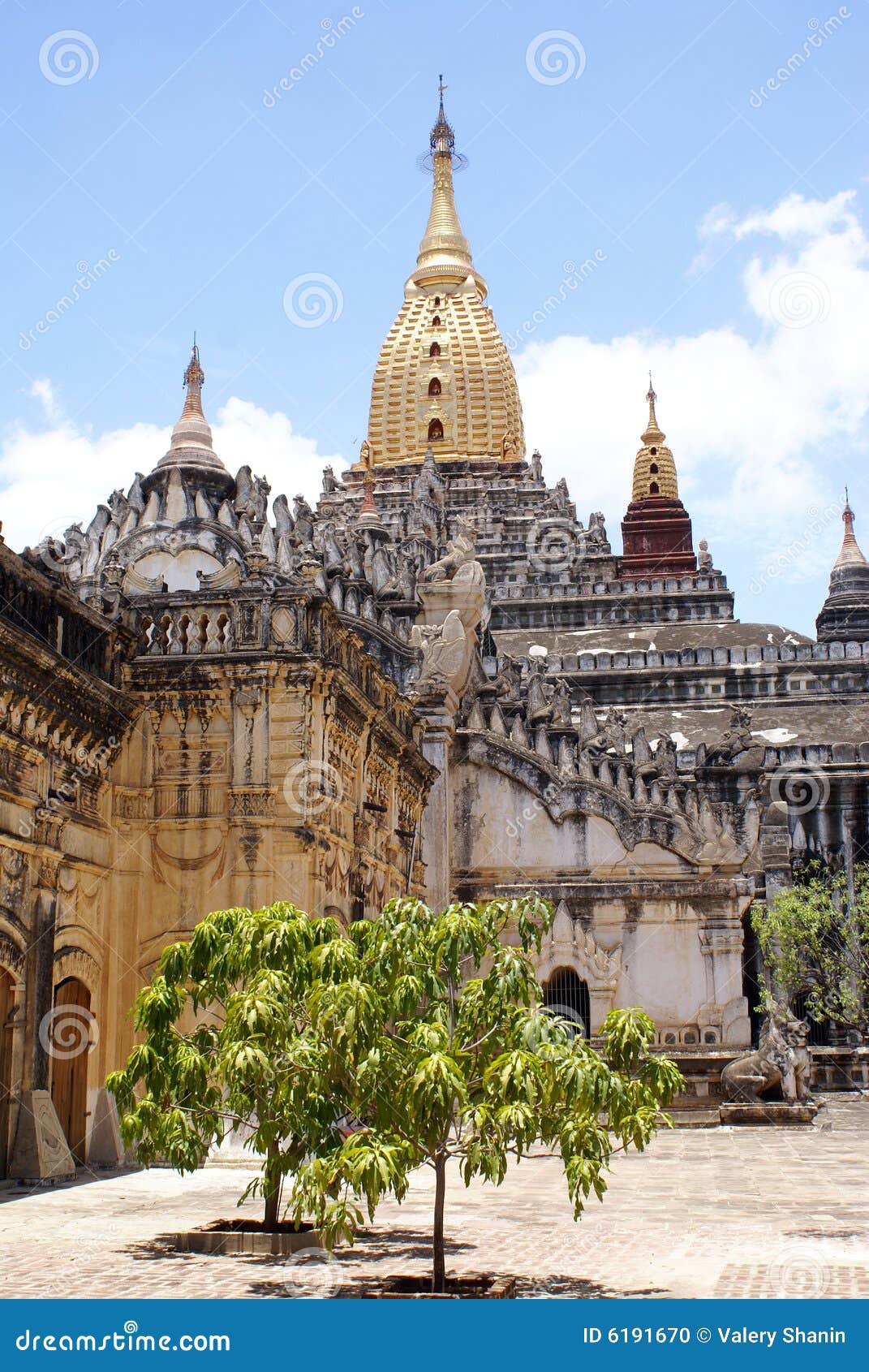 Ananda temple stock photo. Image of religion, ancient - 6191670