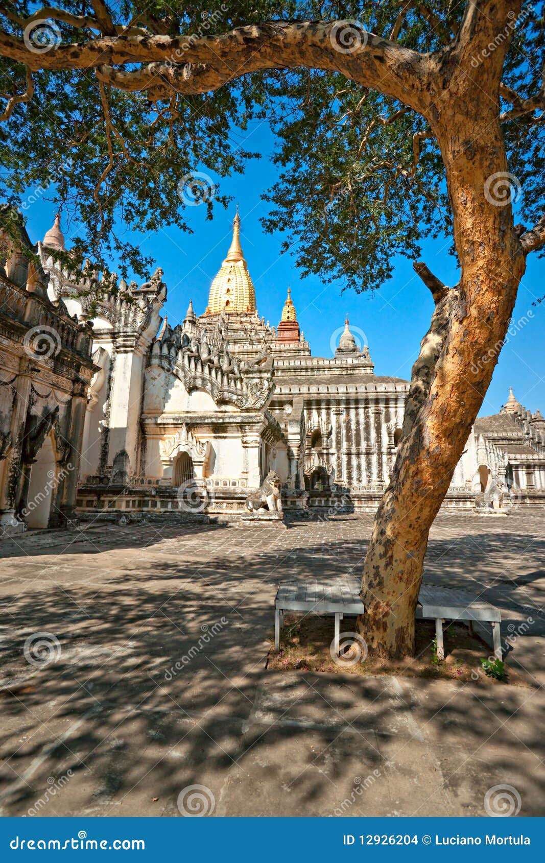 Ananda Temple, Bagan, Myanmar. Stock Photo - Image of landscape ...