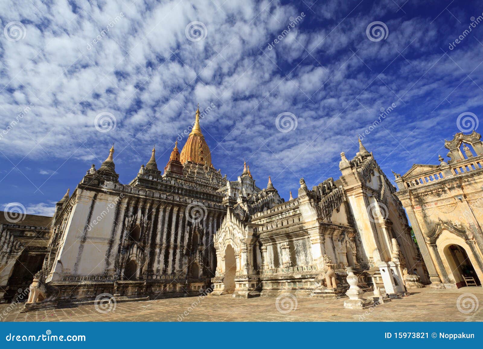 Ananda Temple, Bagan, Myanmar Stock Image - Image of indigenous ...