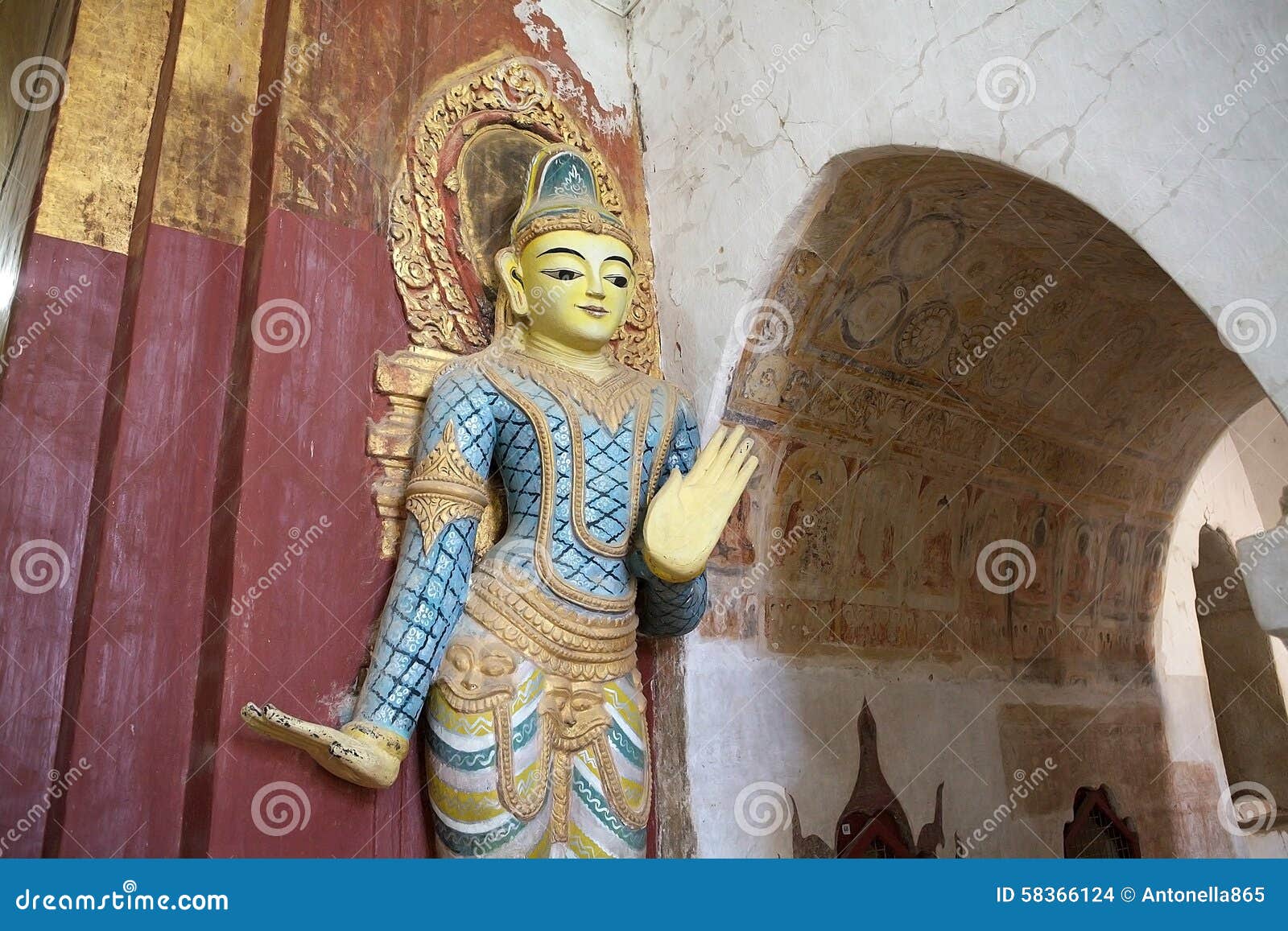 Ananda Temple in Bagan, Myanmar Stock Photo - Image of burma, landmark ...