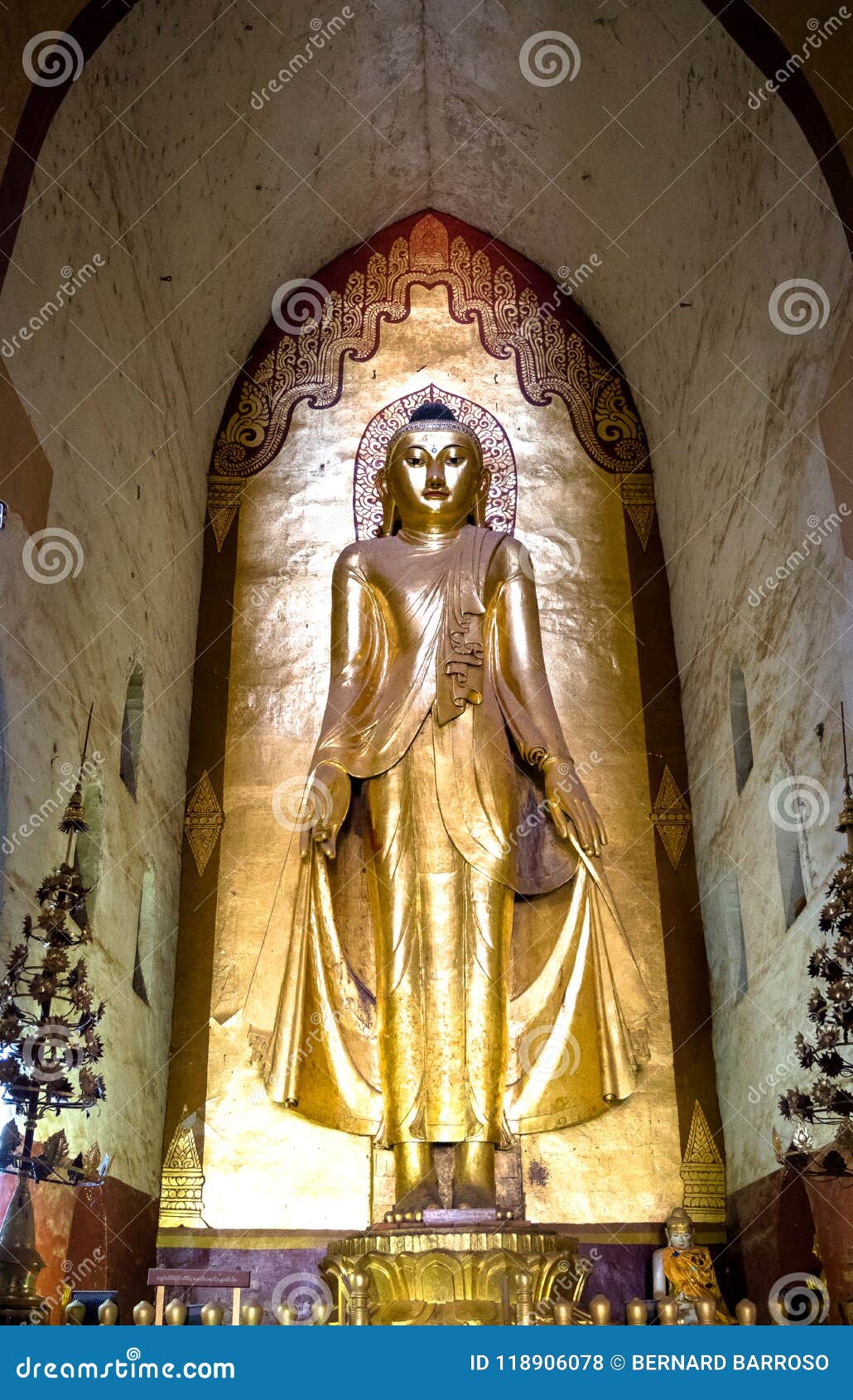 Ananda Temple, Myanmar (Burma Stock Photo - Image of unesco, watching ...