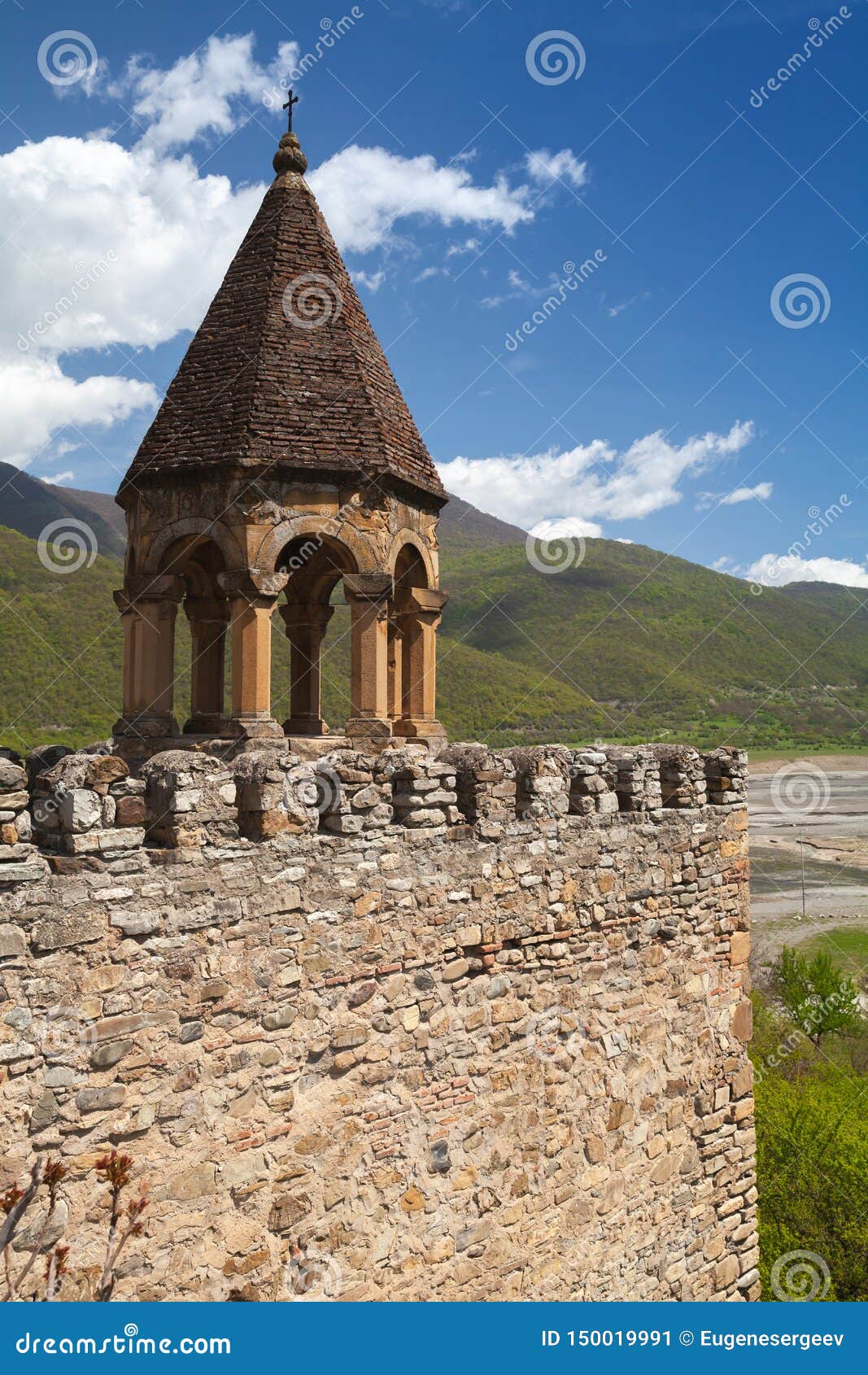 Ananuri Castle Located in Georgia Stock Image - Image of cathedral ...