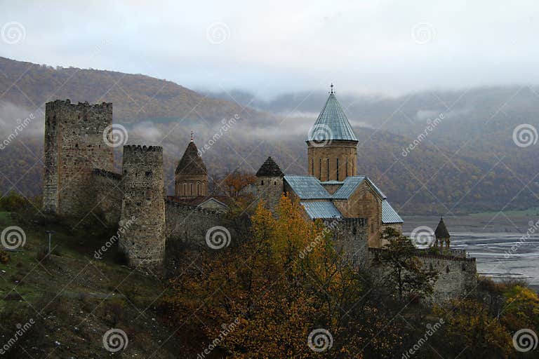 Ananuri monastery stock photo. Image of ancient, history - 46209836