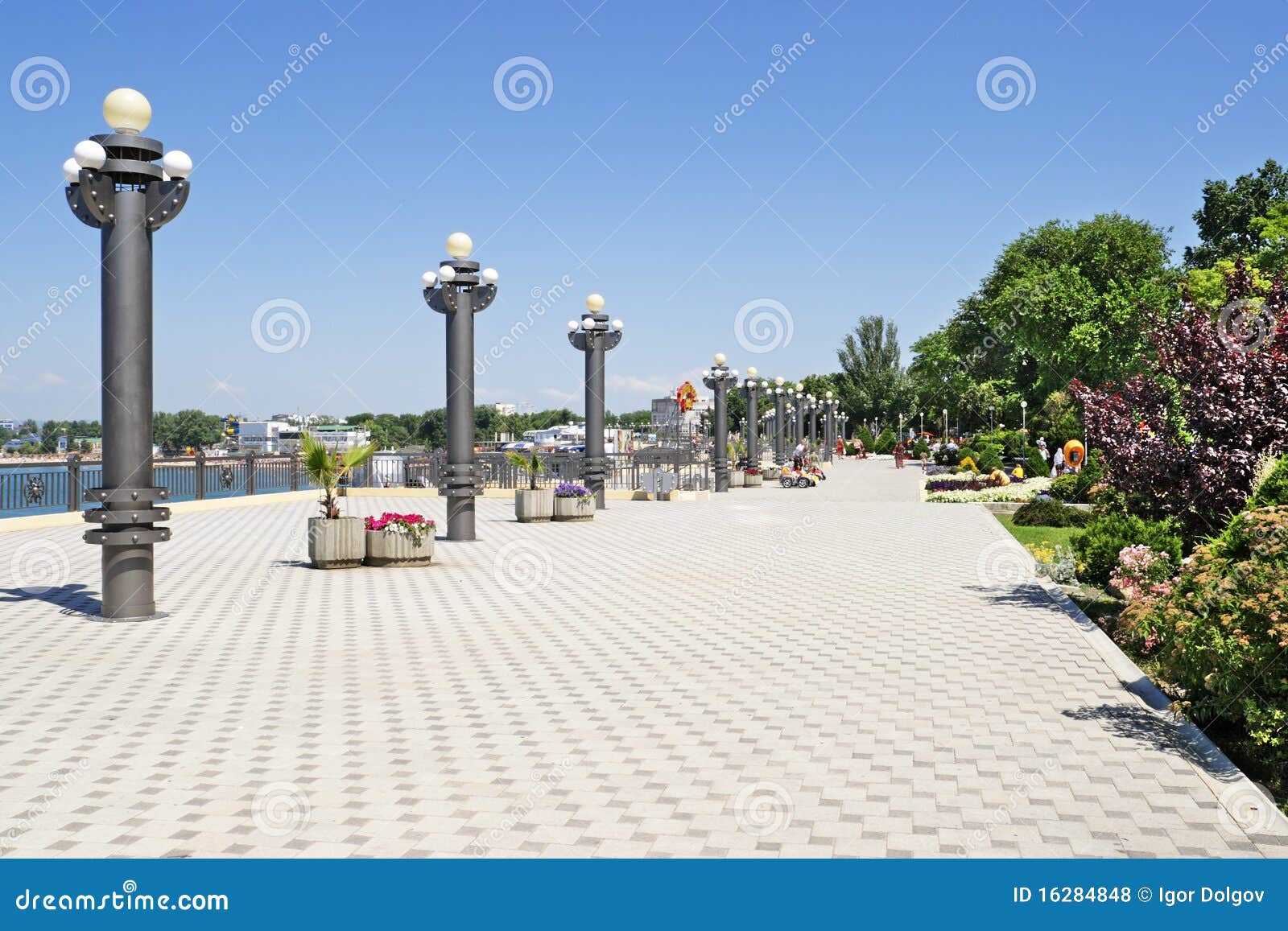 Anapa stock photo. Image of kind, wharf, footpath, sidewalk - 16284848