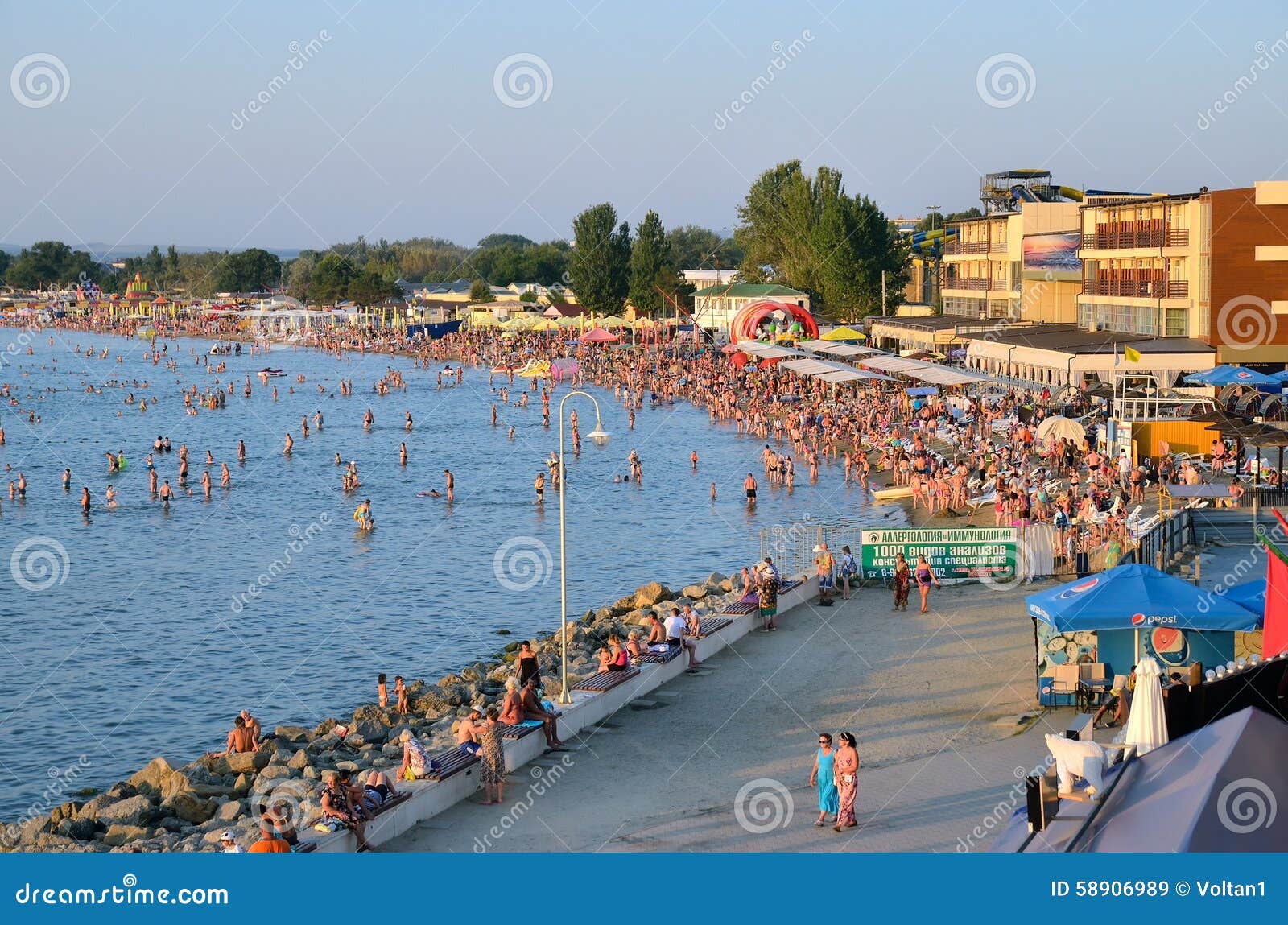 Anapa, Rússia imagem de stock editorial. Imagem de costa - 58906989