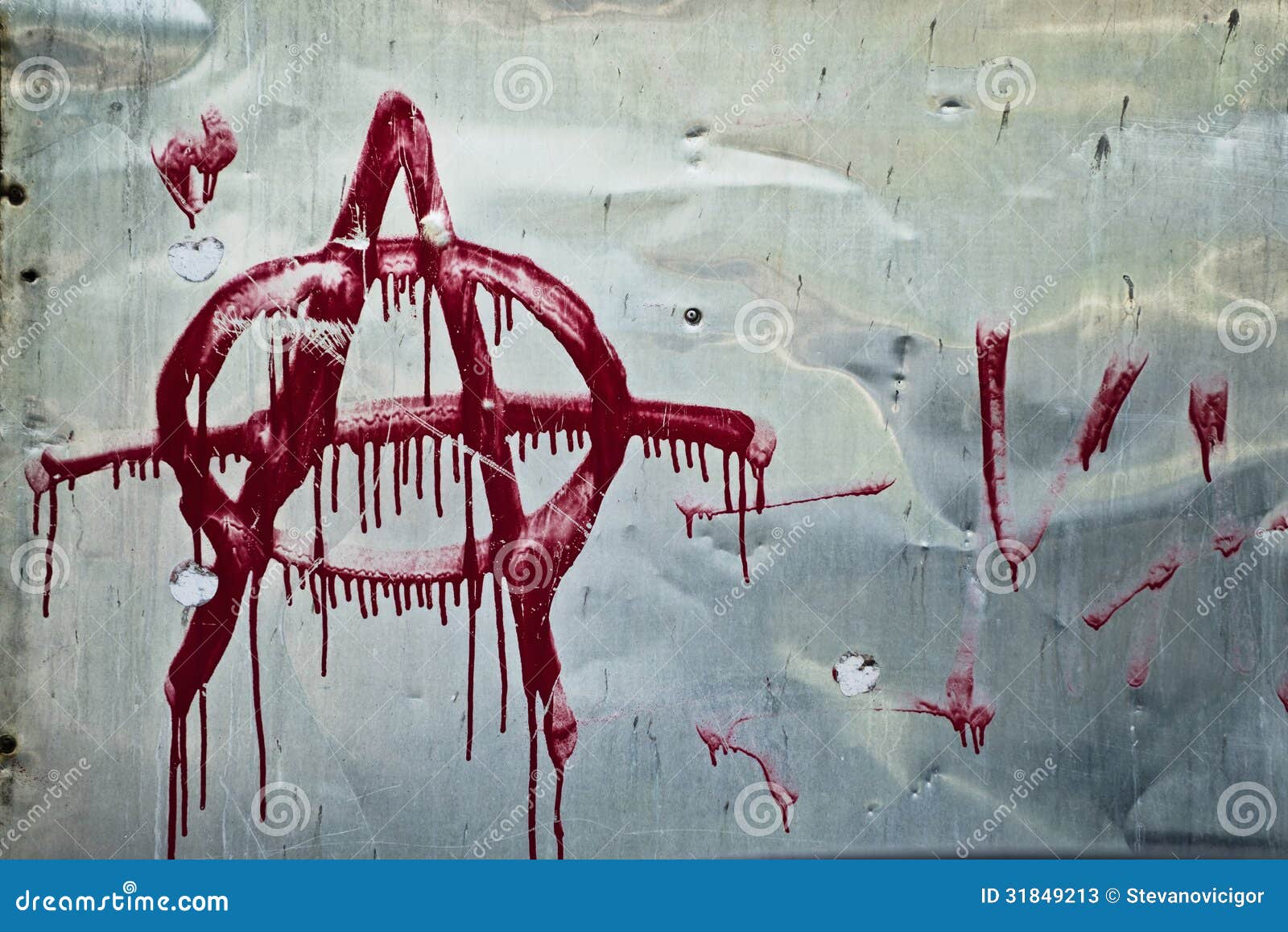 Anarchia graffiti obraz stock. Obraz złożonej z antyspołeczny - 31849213