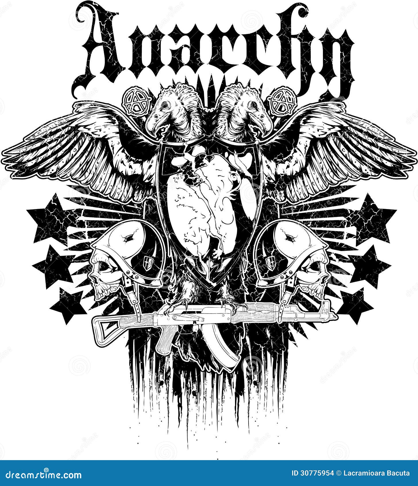 Anarchy Action Drawing