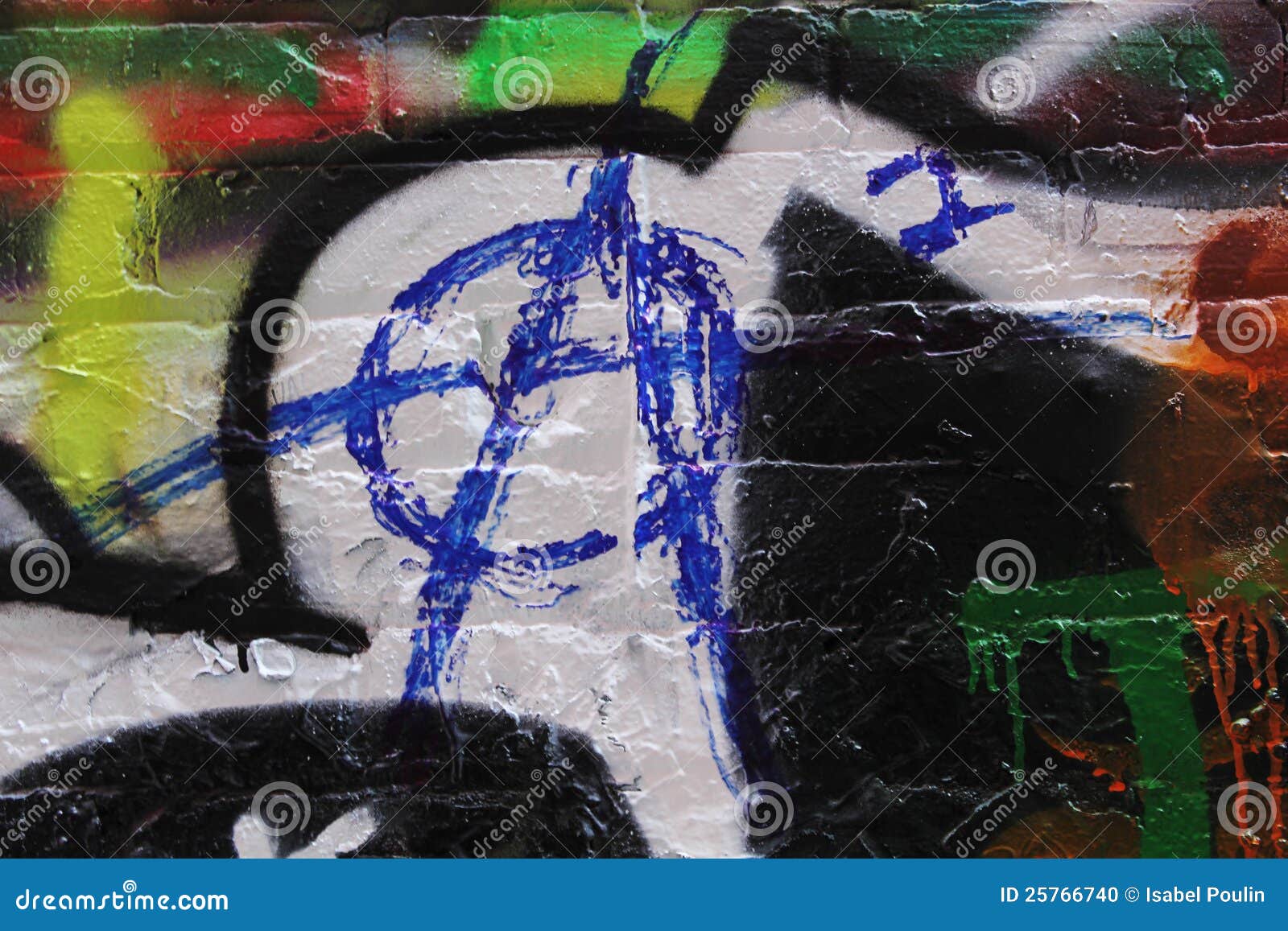 Anarchy stock photo. Image of mean, paint, symbol, rough - 25766740