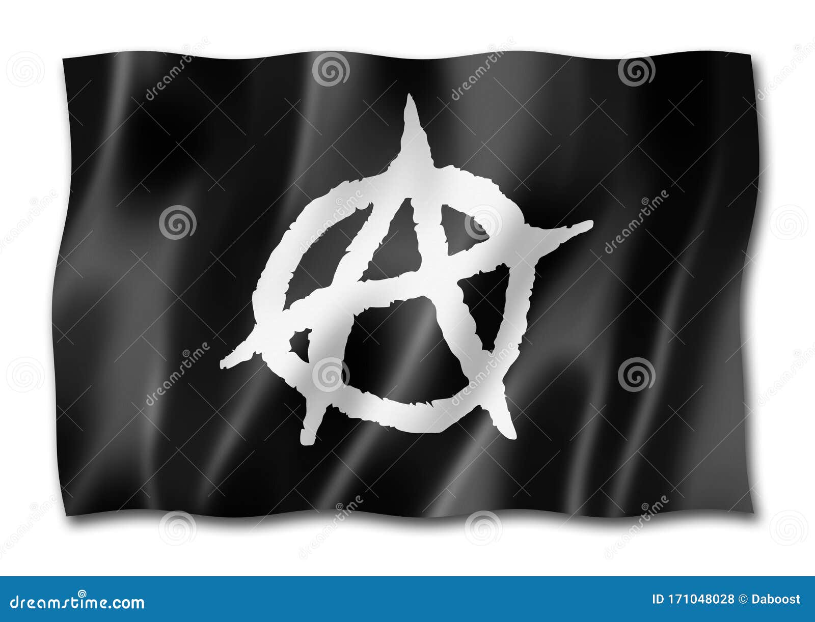 Anarchy Flag Isolated On White Stock Photography | CartoonDealer.com ...