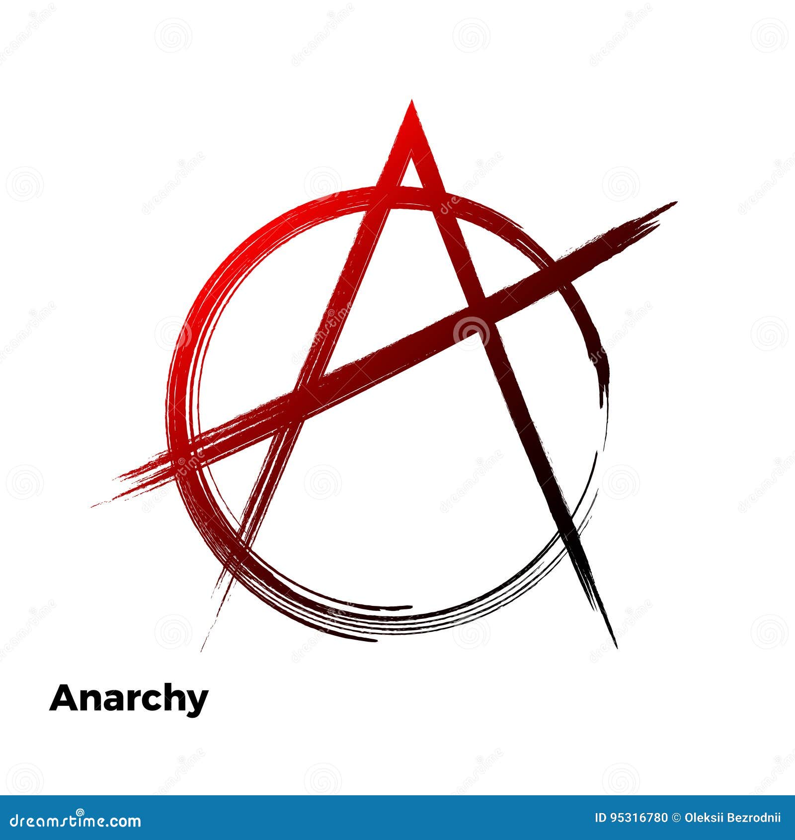 Anarchy Symbol Vector Illustration | CartoonDealer.com #14288844