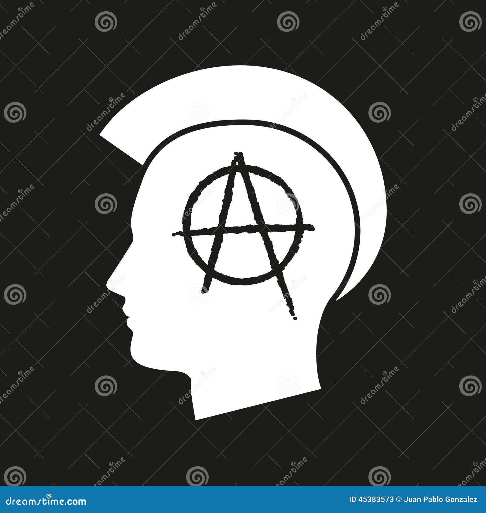 Anarchy-02 stock illustration. Illustration of alternative - 45383573