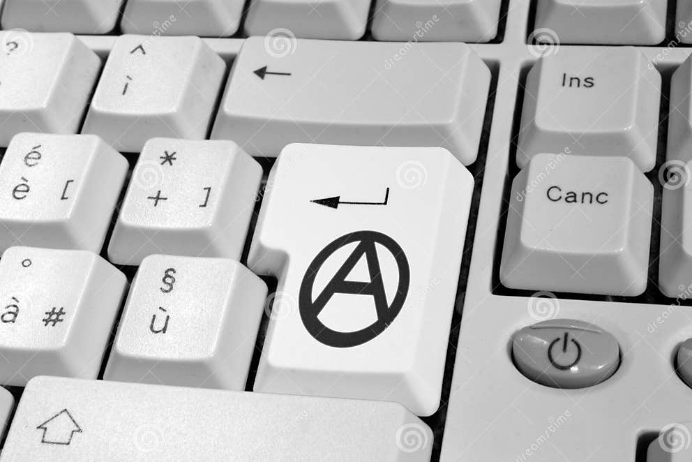 Anarchy key stock image. Image of connection, anarchist - 10456623
