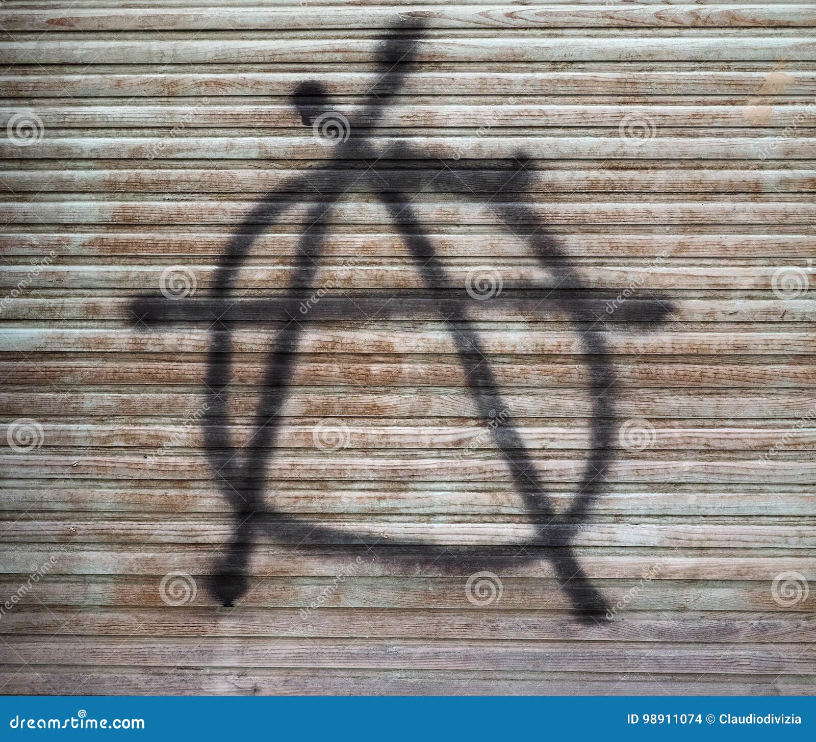 Anarchy sign painted stock photo. Image of freedom, sign - 98911074