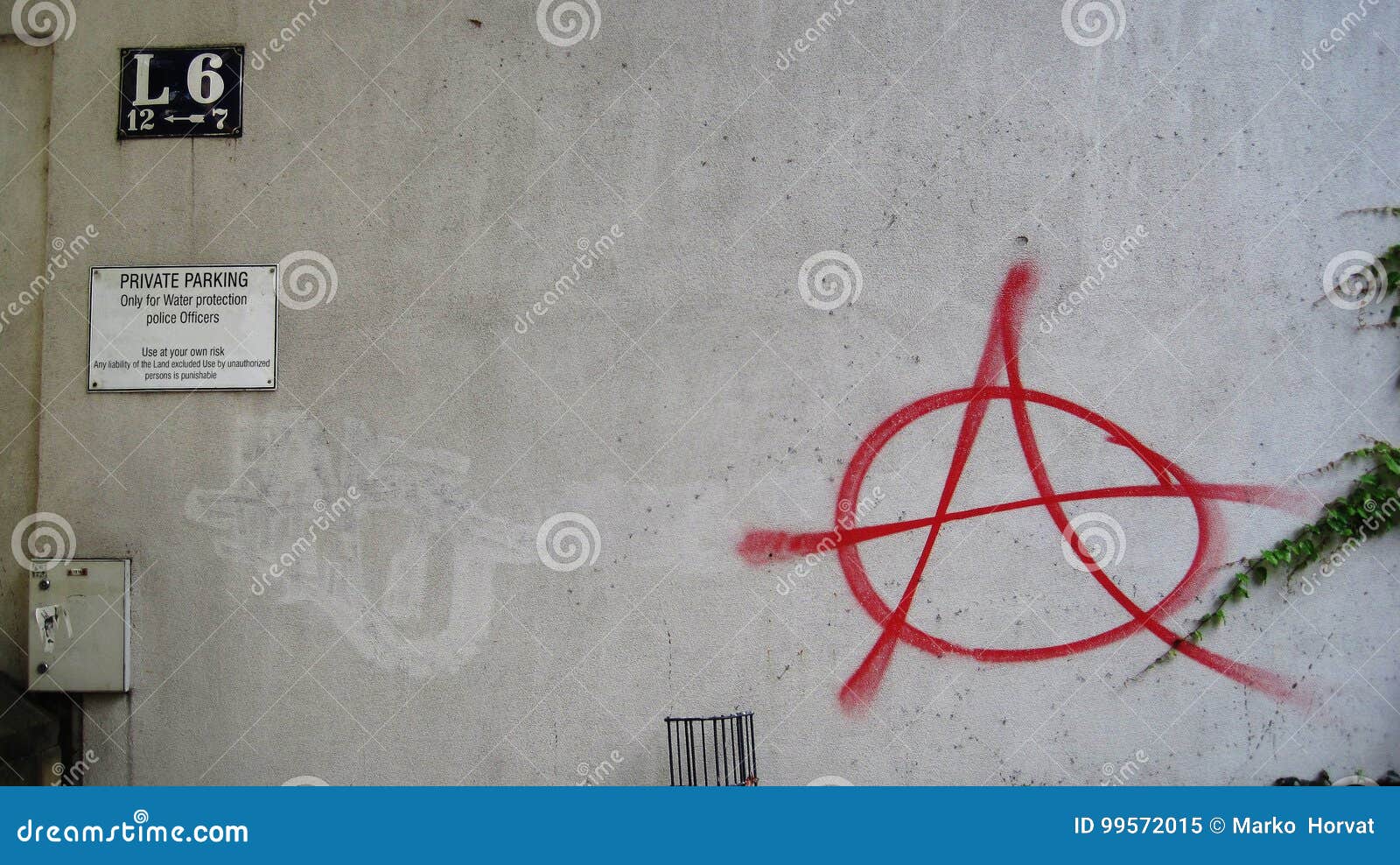 Anarchy sign stock image. Image of wall, texture, anarchist - 99572015